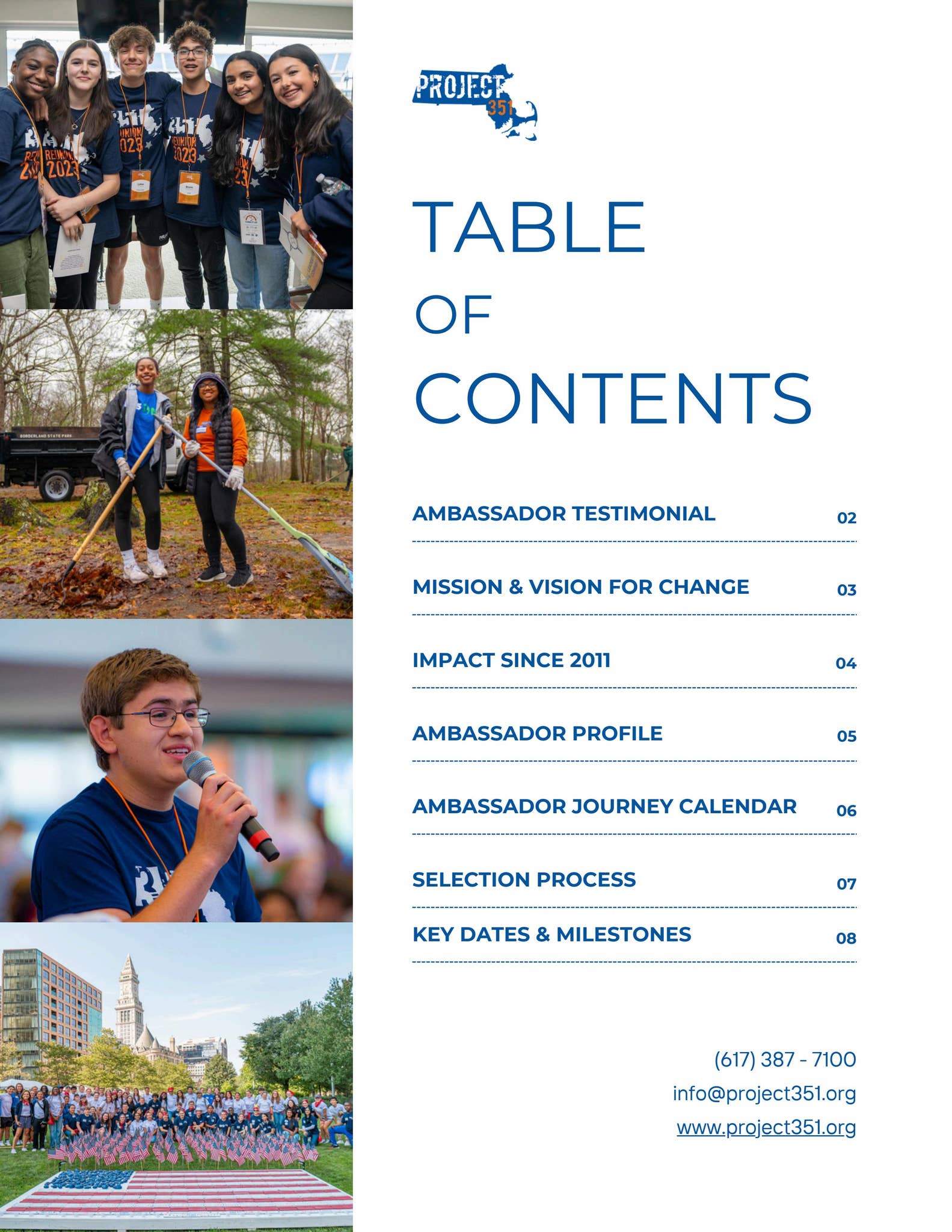 2025 Ambassador Selection Packet by Project 351 - Issuu