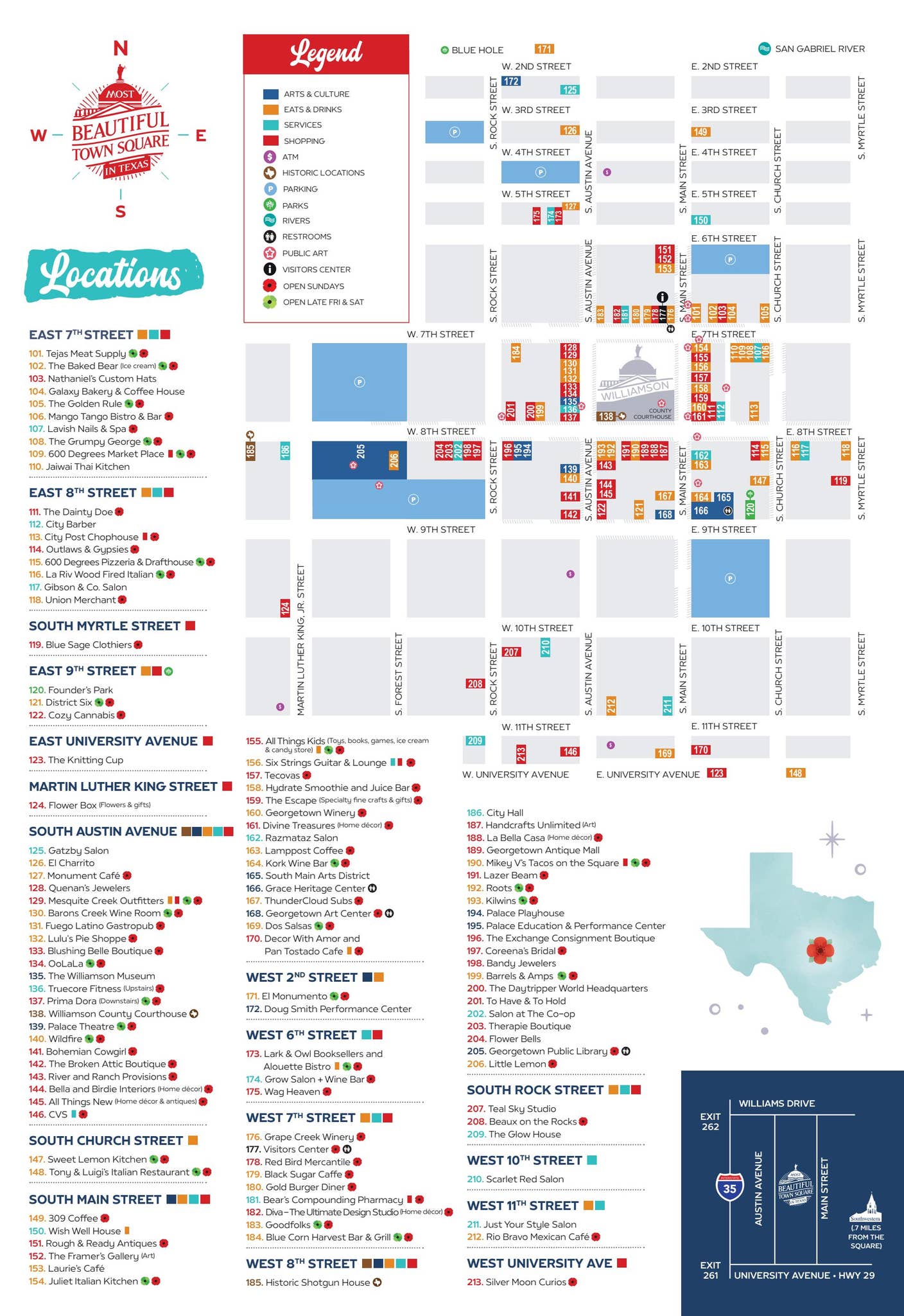 Downtown Georgetown Directory by Visit Georgetown Texas - Issuu