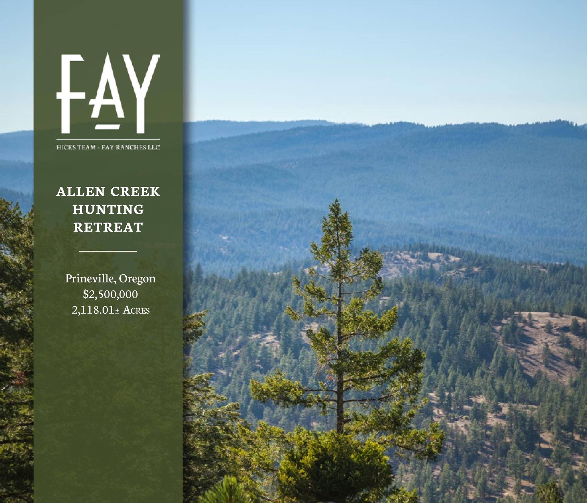 SOLD: Allen Creek Hunting Retreat | Fay Ranches by Fay Ranches - Issuu