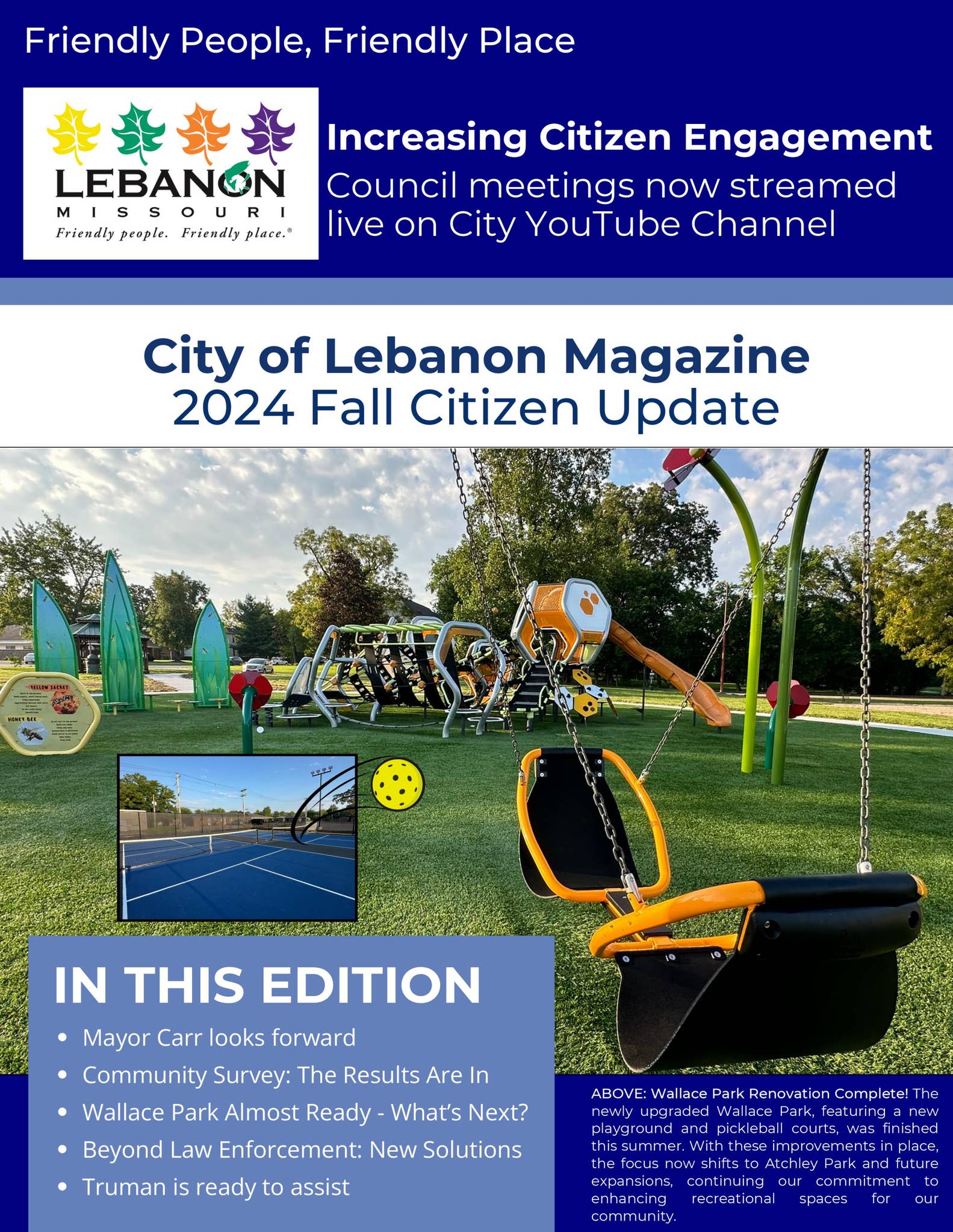 City of Lebanon Magazine - 2024 Fall Citizen Update by dgean - Issuu