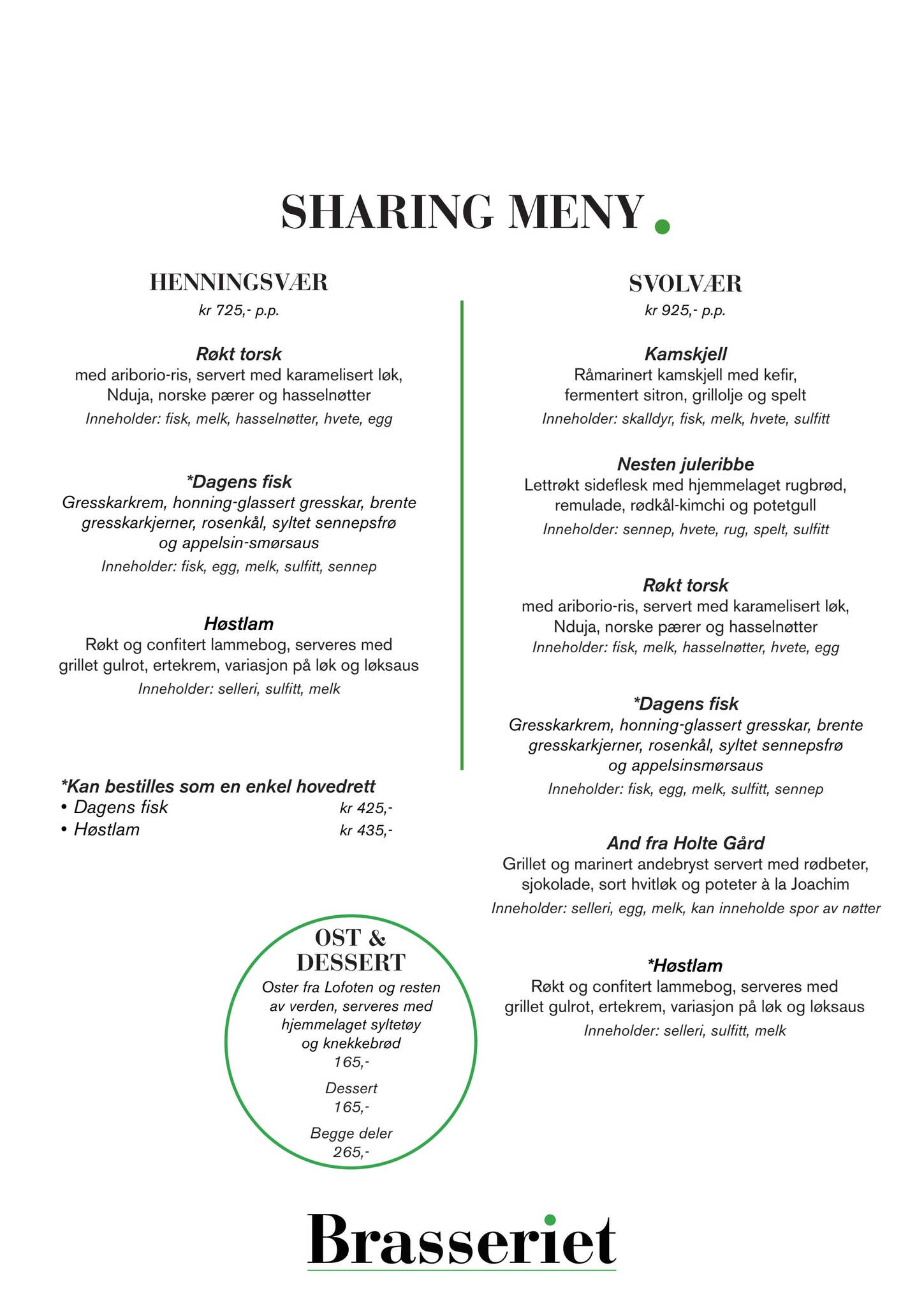 Thon Hotel Svolvær - Brasseriet - Summer menu - EN by Thon Gruppen - Issuu