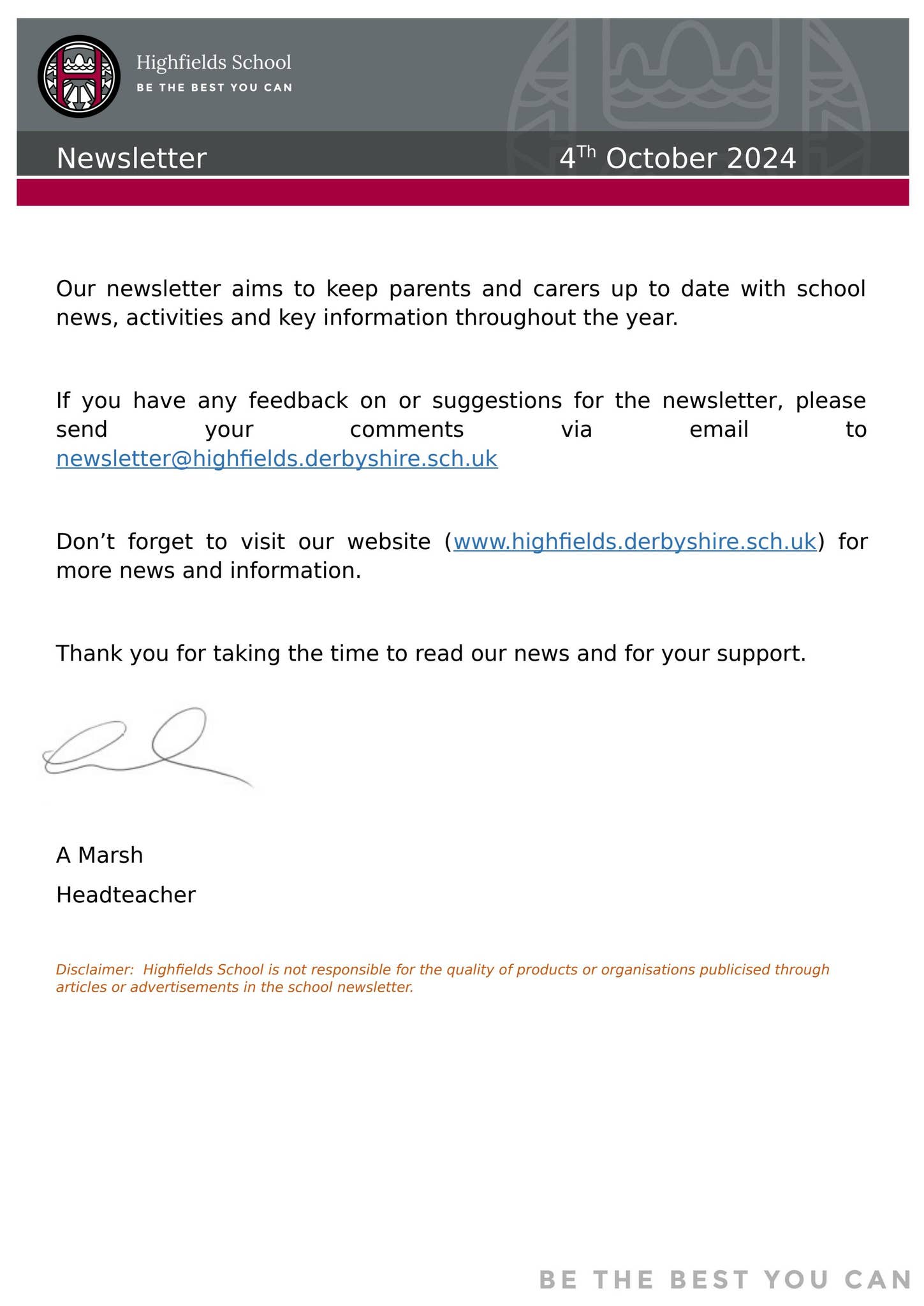 Issue 26 by Highfields School - Issuu