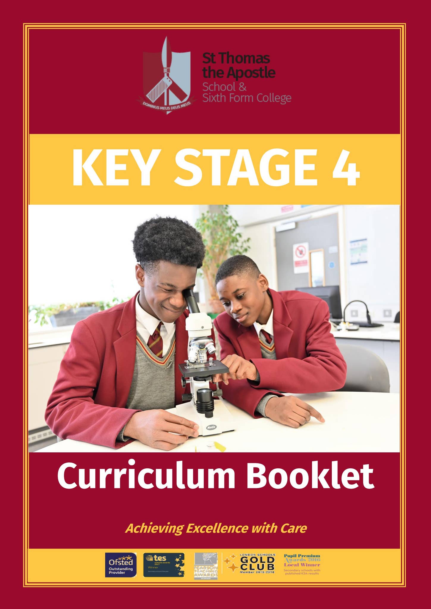 STAC - KS4 Curriculum Book - 2024 by St Thomas the Apostle College - Issuu