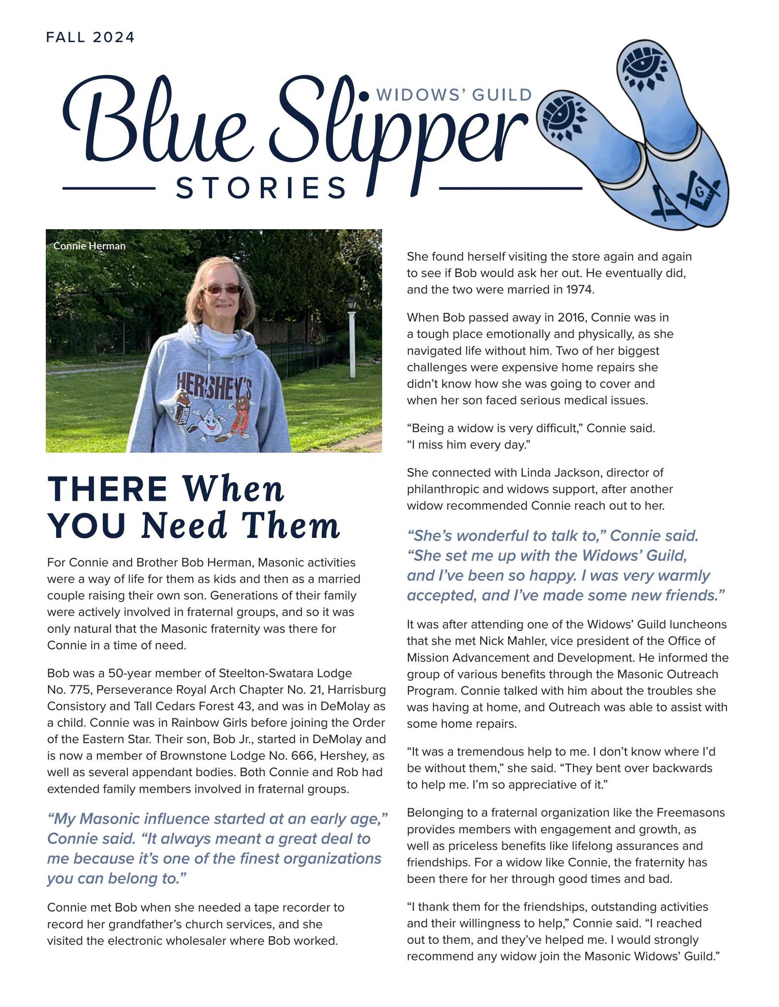 Blue Slipper Stories - Fall 2024 by Masonic Village - Issuu