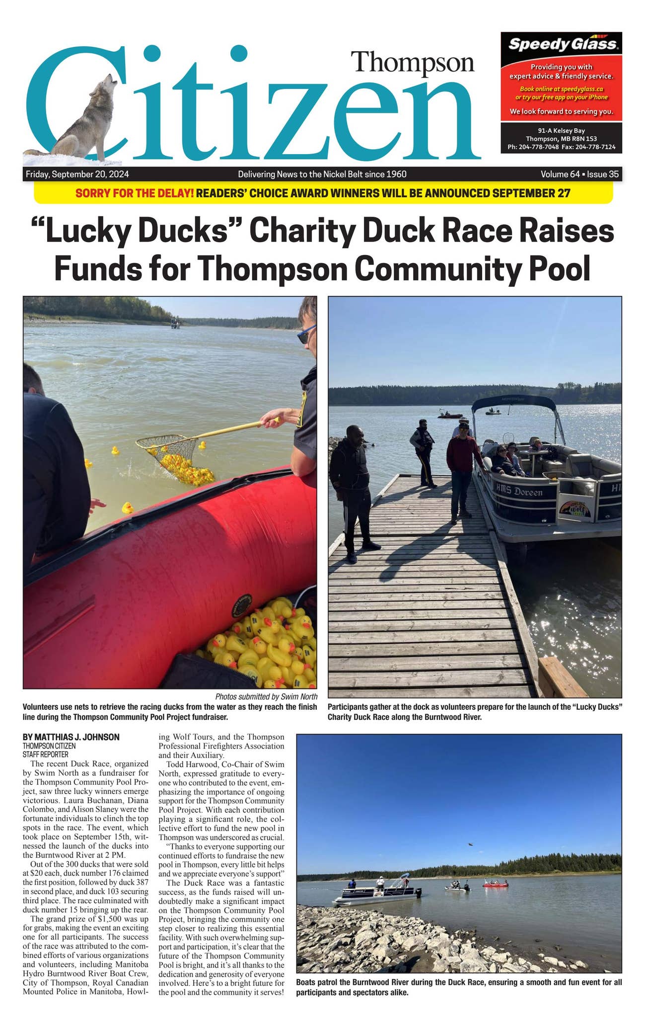 September 20 2024 by Thompson Citizen - Issuu