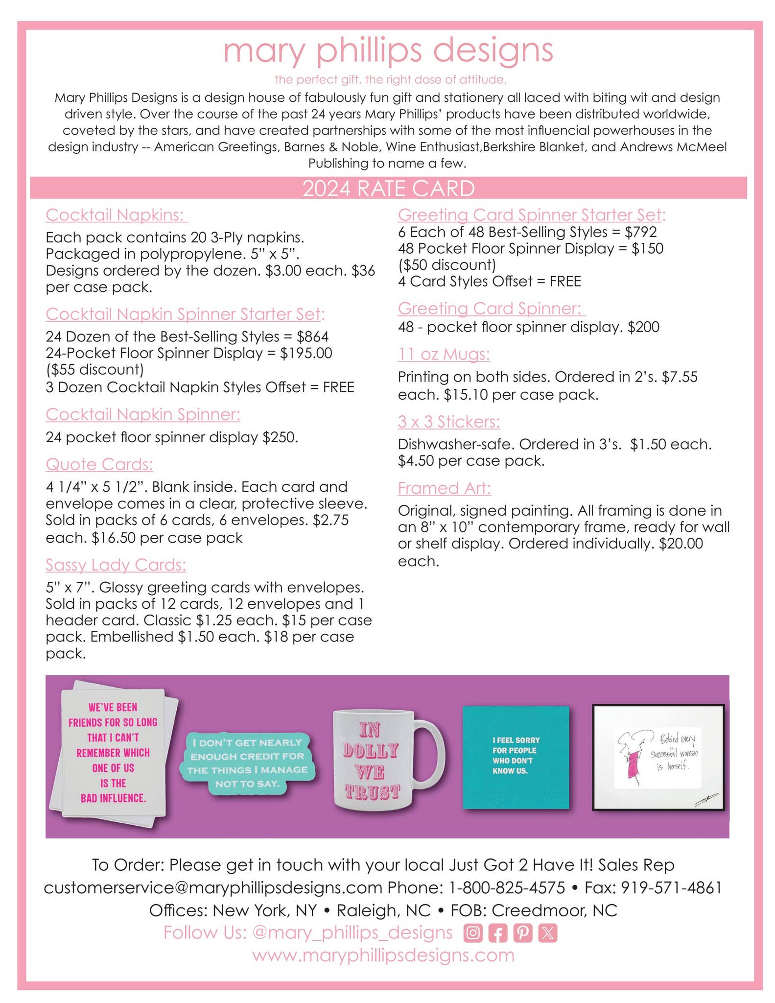 Mary Phillips Designs Sell Sheet 2024 by Just Got 2 Have It! - Issuu