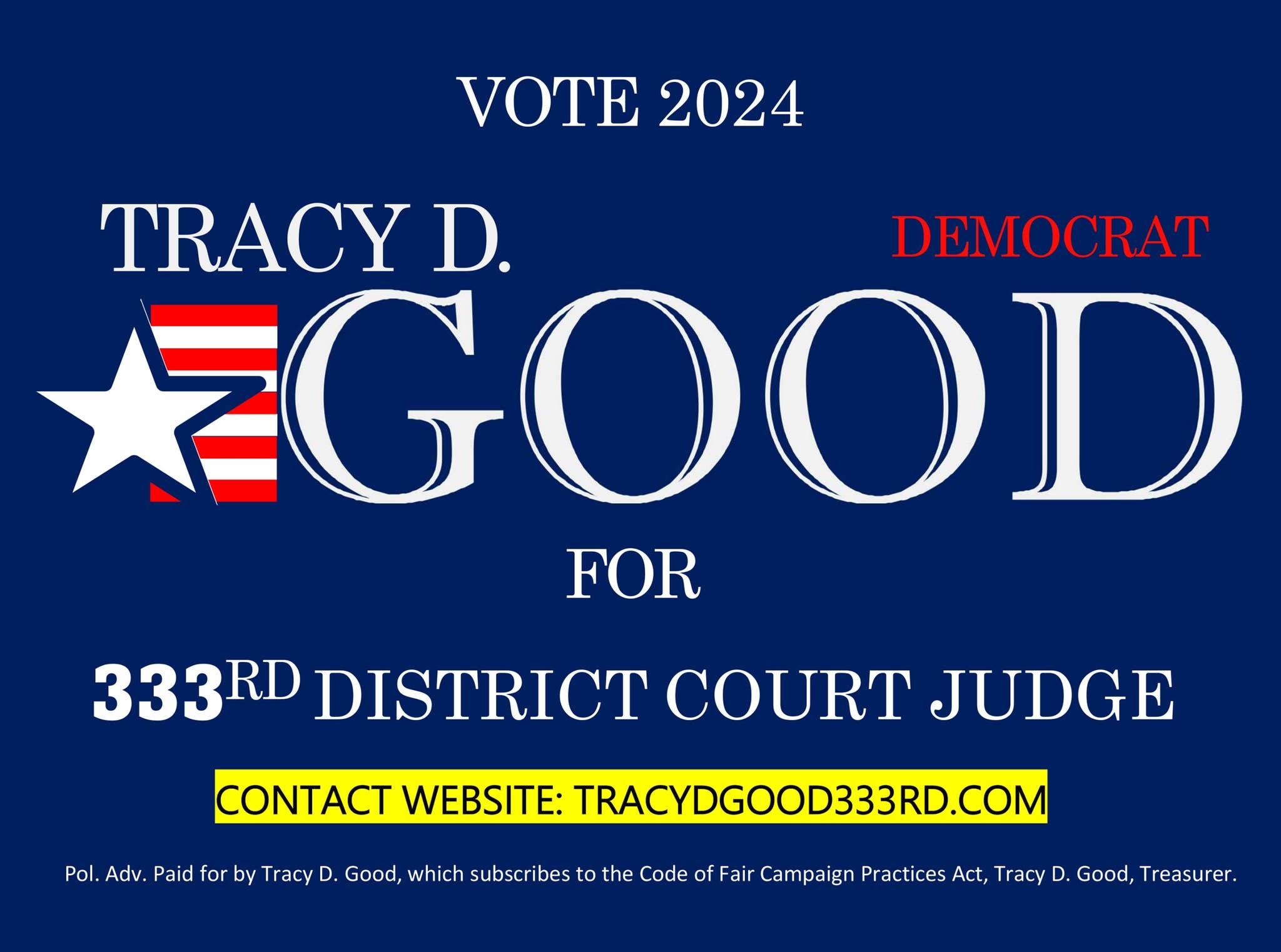 Tracy D Good is Endorsed by Houston Business Connections Newspaper Over ...