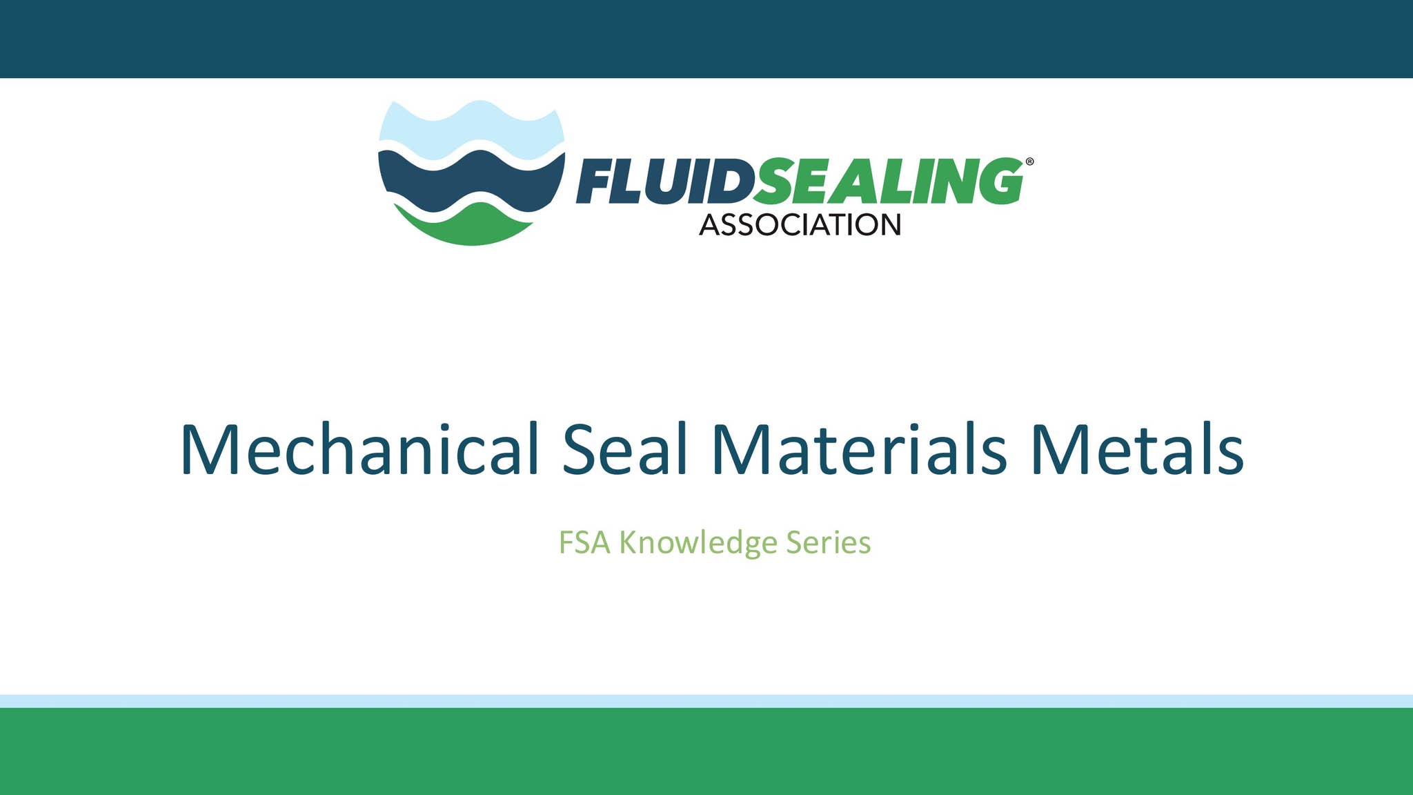 Mechanical Seal Materials Metals by fluidsealing - Issuu