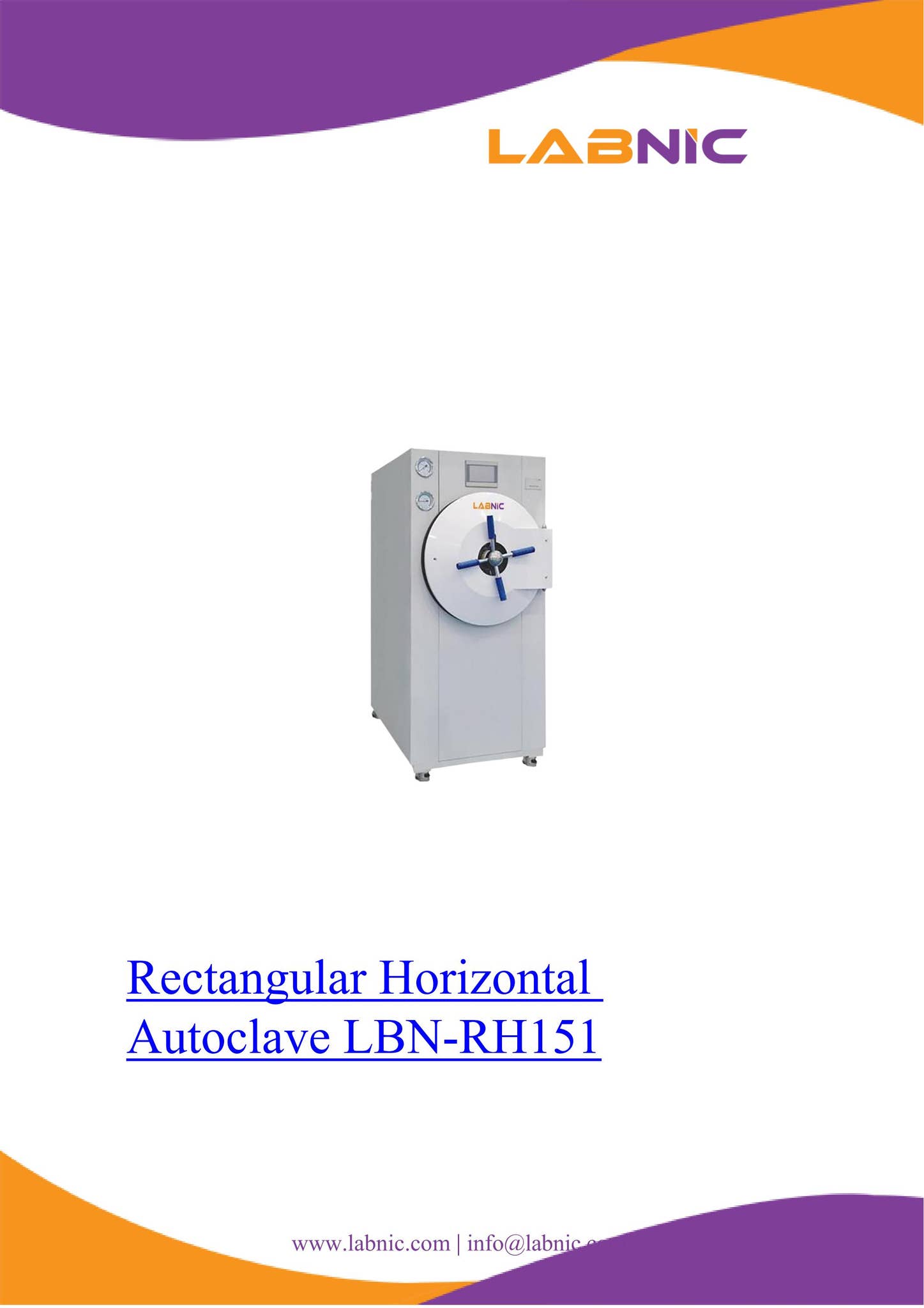 Rectangular Horizontal Autoclave LBN-RH151 by Donna Bray - Issuu