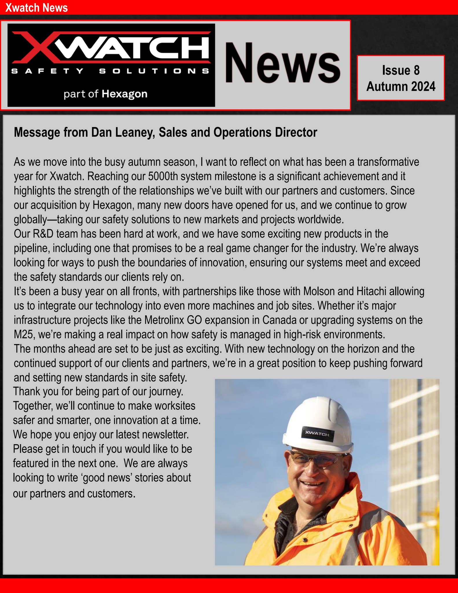 Xwatch Safety Solutions part of Hexagon, Autumn 2024 Newsletter by Xwatch Safety Solutions - Issuu