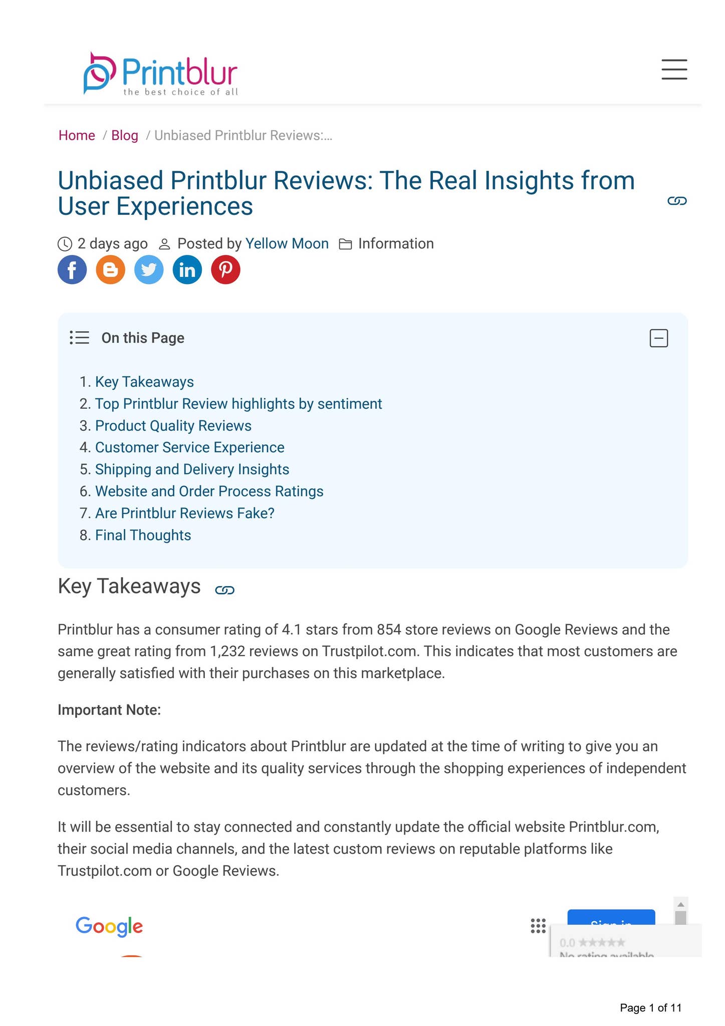 Printblur Review: Is This Printing Service Legit or a Scam? by ...