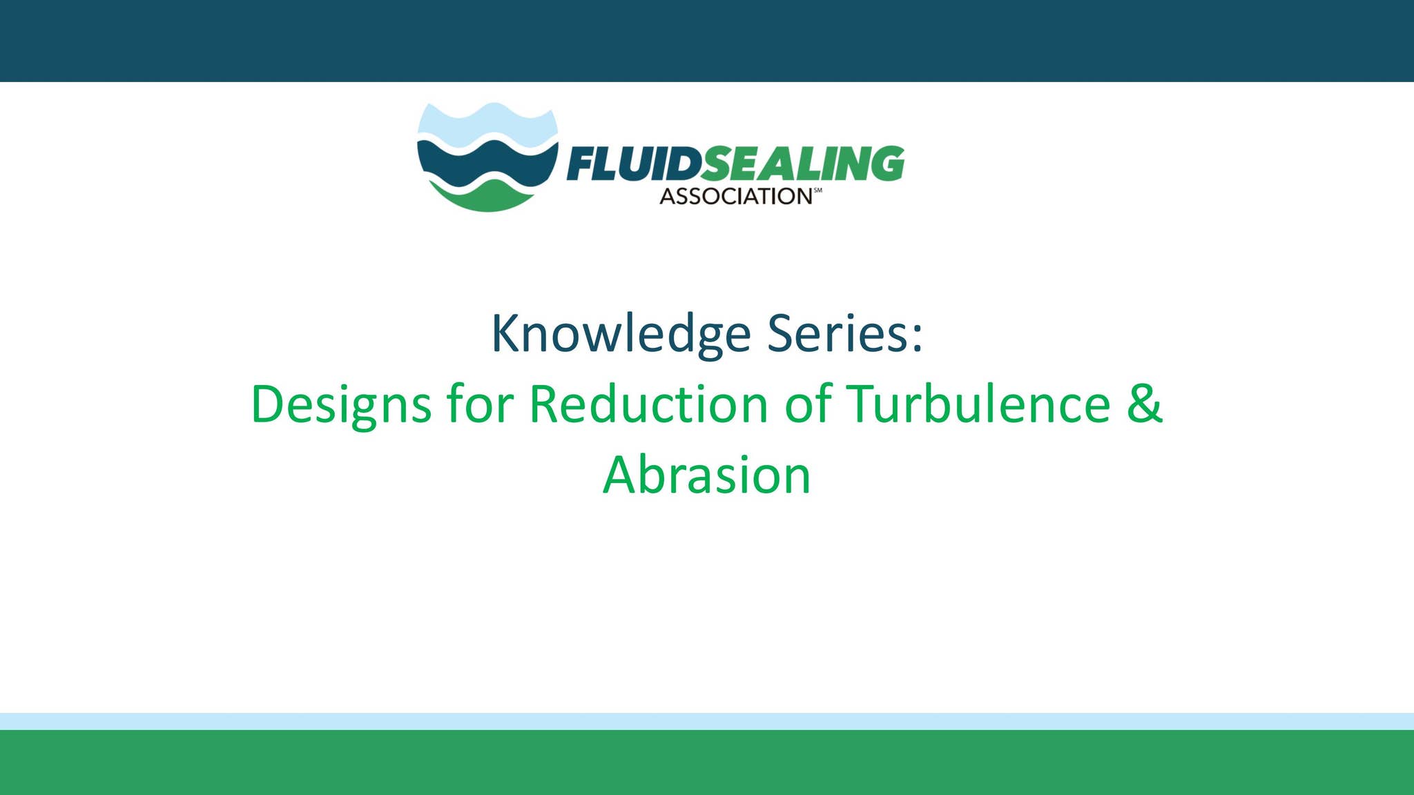 Knowledge Series - Chapter 2F Turbulence Reduction by fluidsealing - Issuu