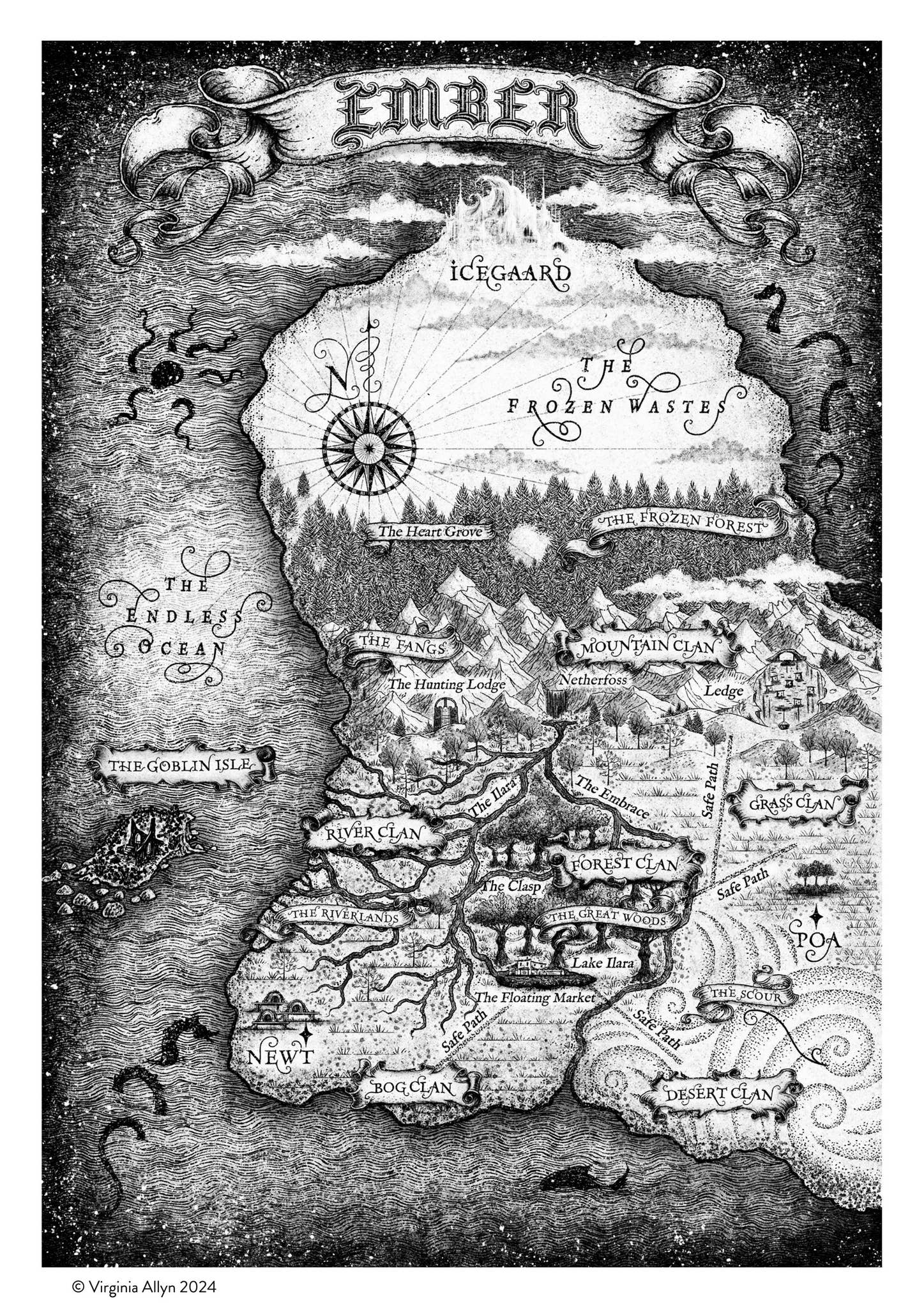 Fireborn Map by harpercollinschildrens - Issuu