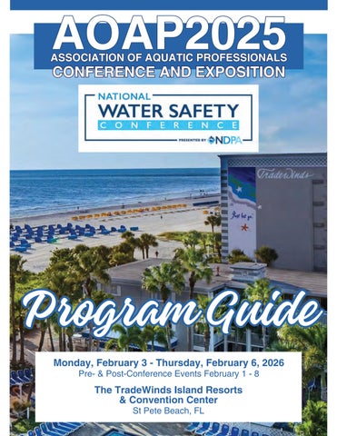 2025 Conference Guide by Association of Aquatic Professionals - Issuu