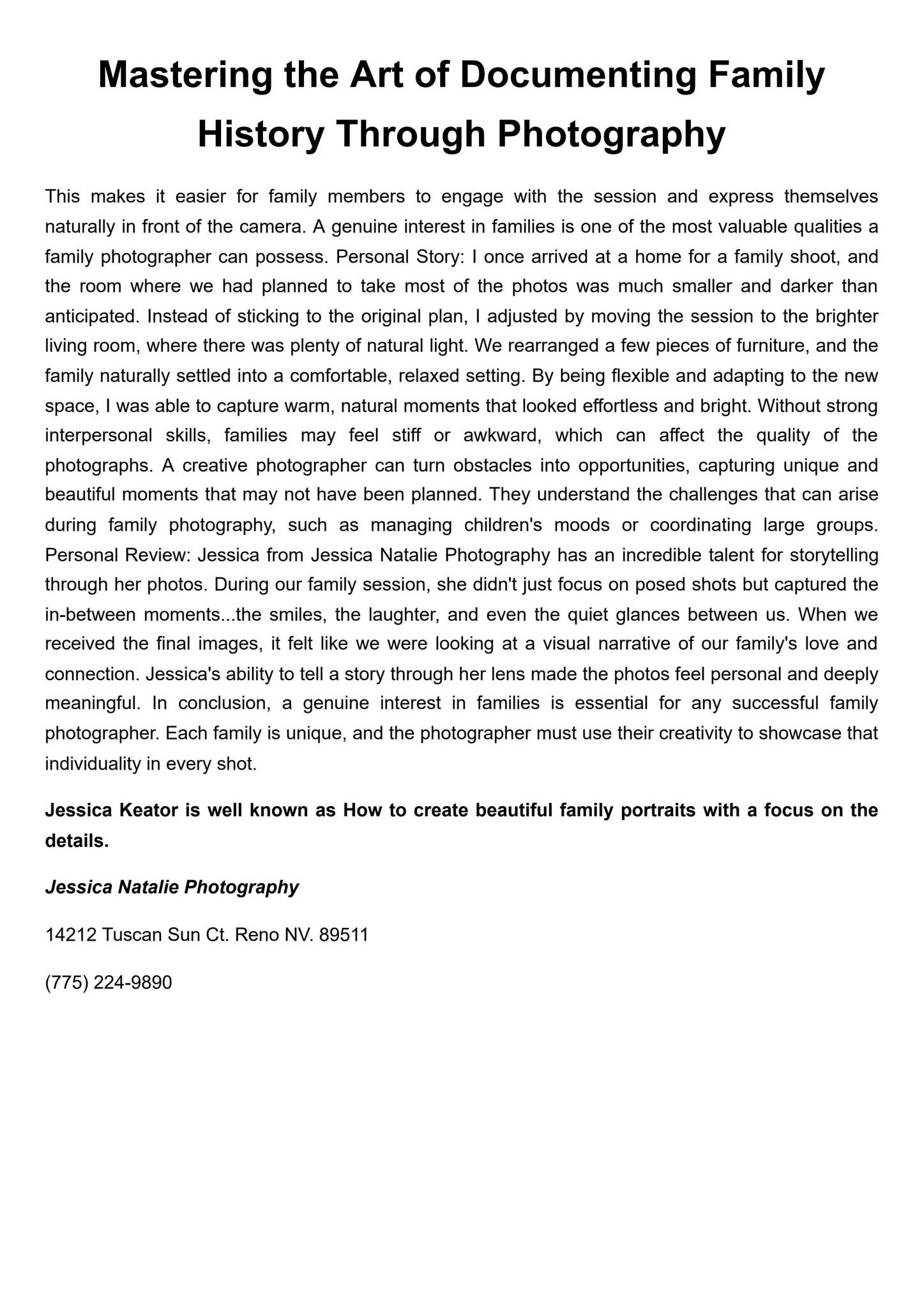 Mastering the Art of Documenting Family History Through Photography by ...