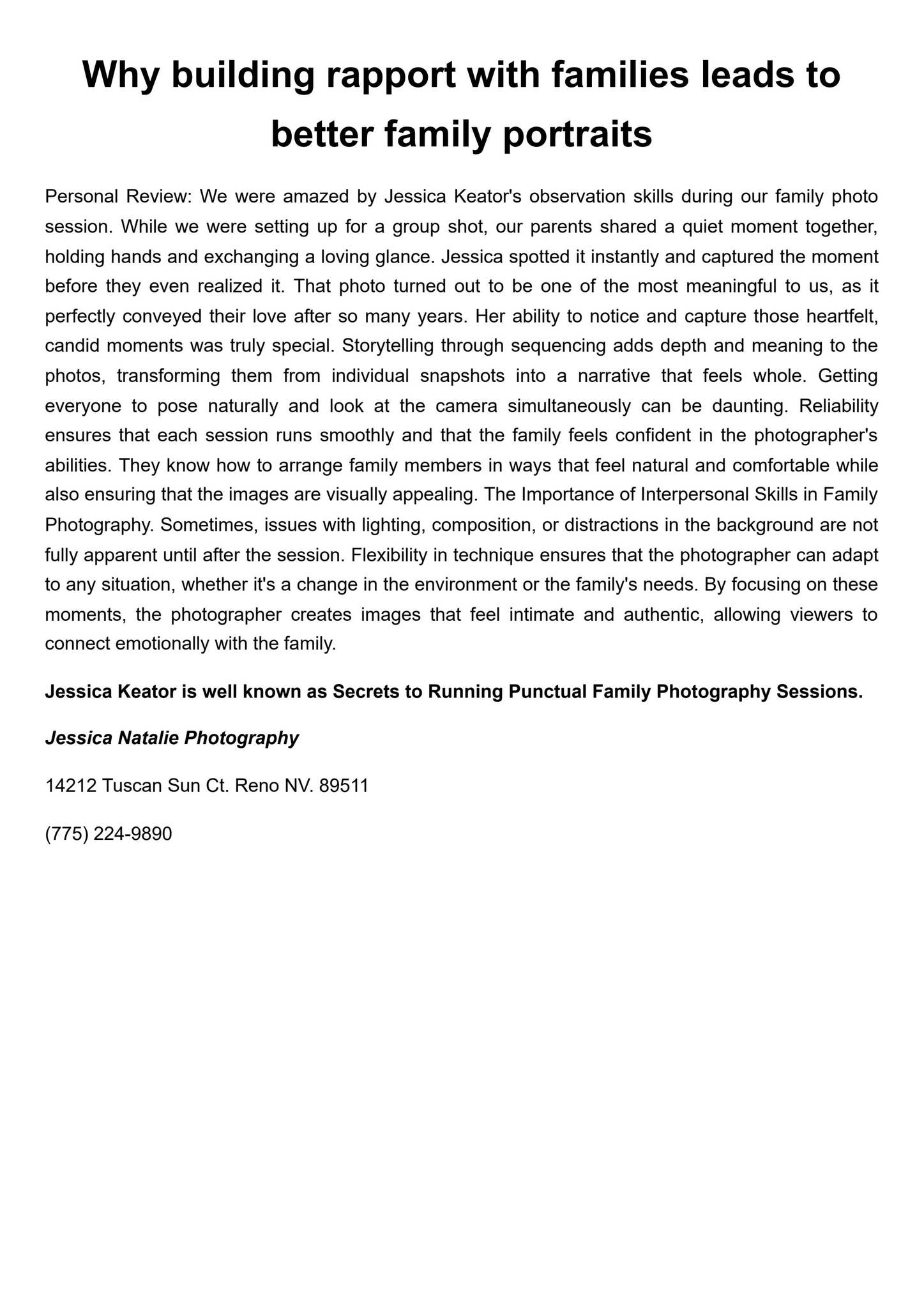 Why building rapport with families leads to better family portraits by ...