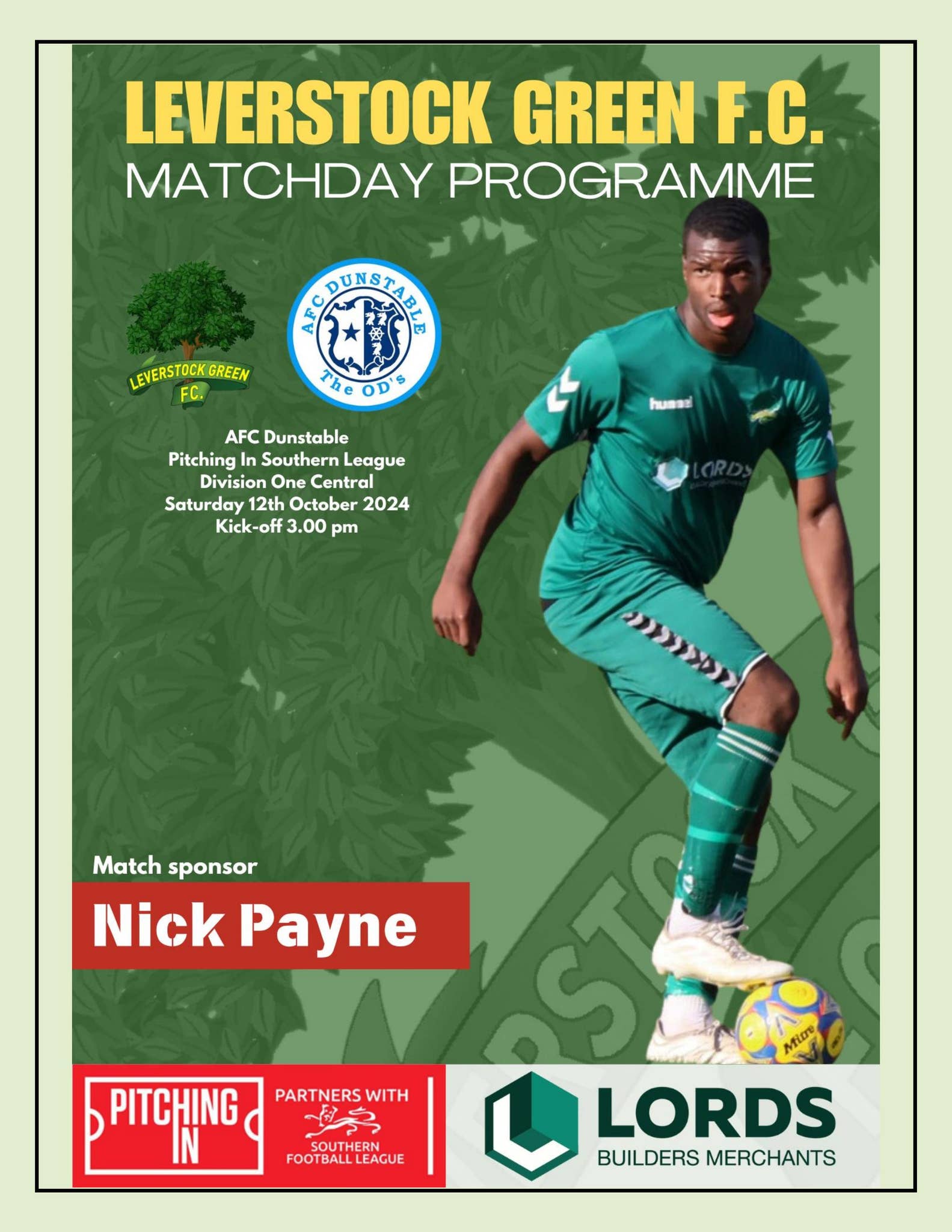 AFC Dunstable 12/10 by Leverstock Green FC - Issuu