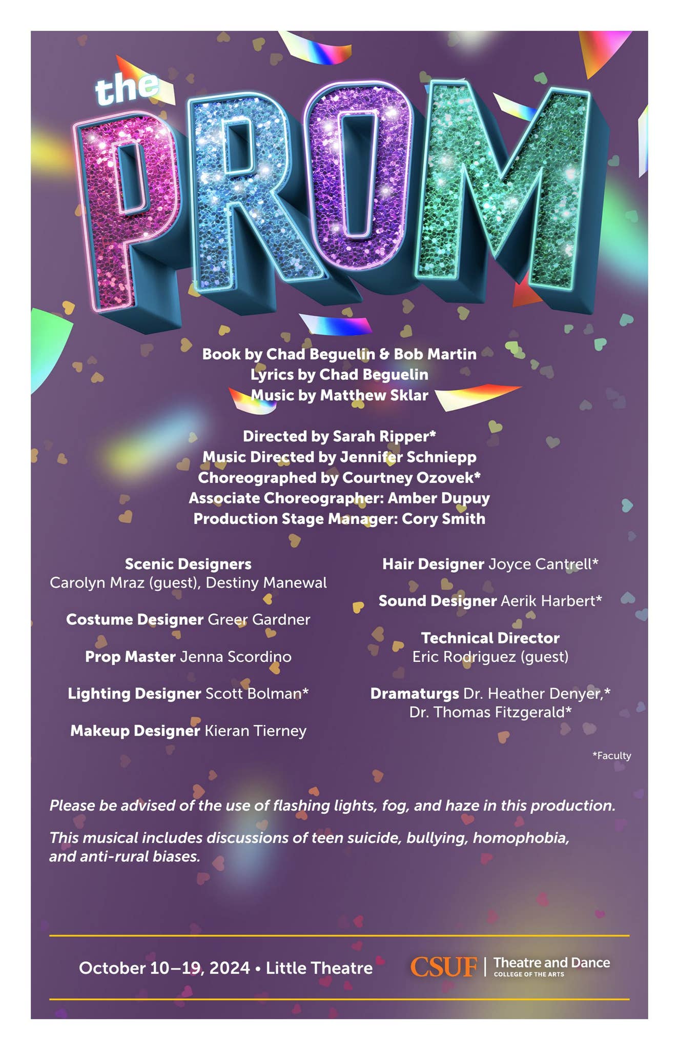 "The Prom" program by csuf_COTA - Issuu