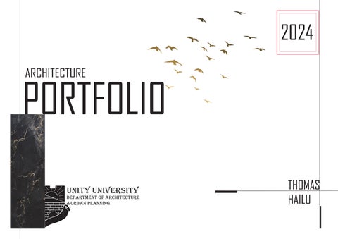 ARCHITECTURAL PORTFOLIO by Thomas Hailu - Issuu