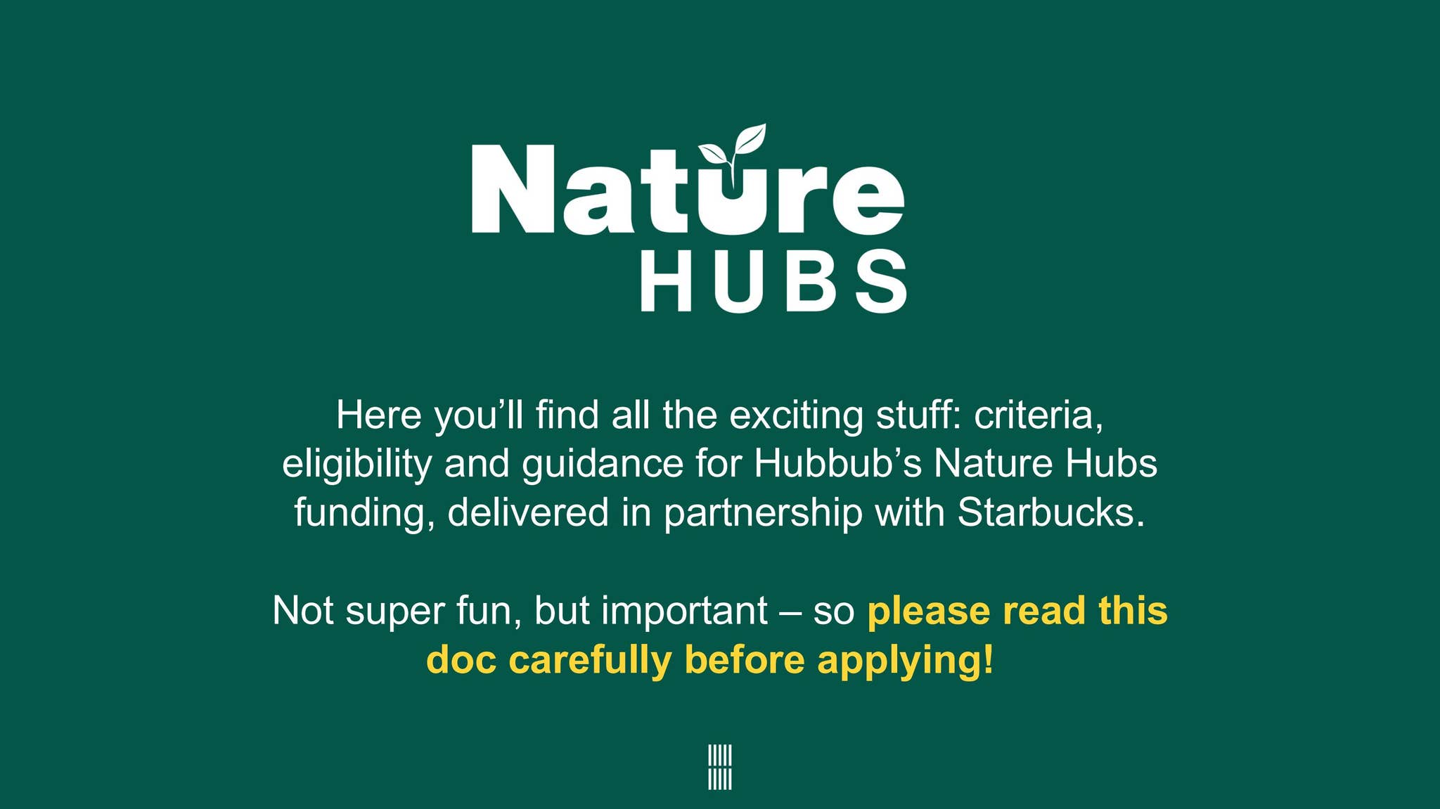 New Grants - Nature Hubs 2024 by Hubbub - Issuu