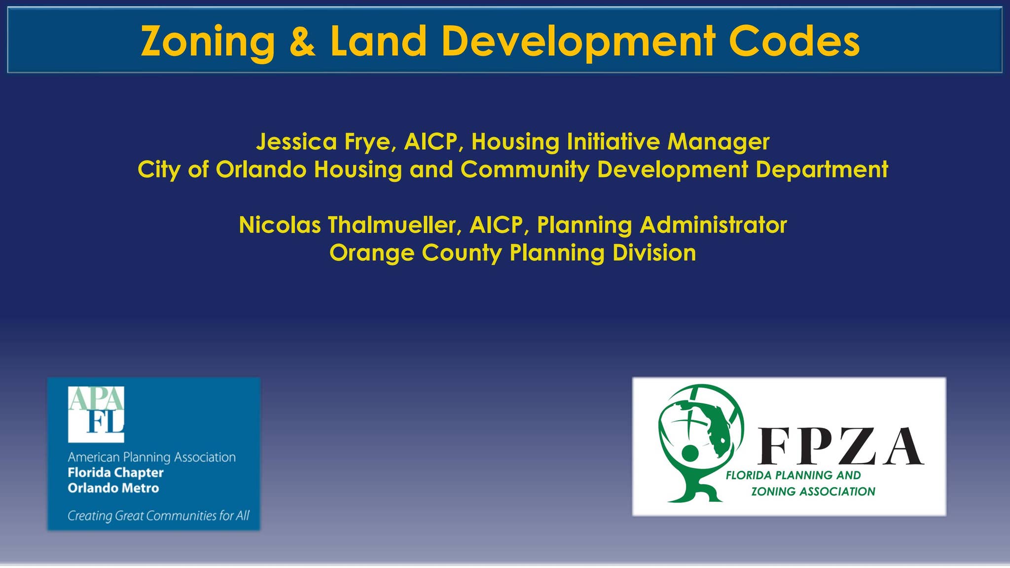 Planning Academy 101 | Zoning and Lande Development Codes by APA ...