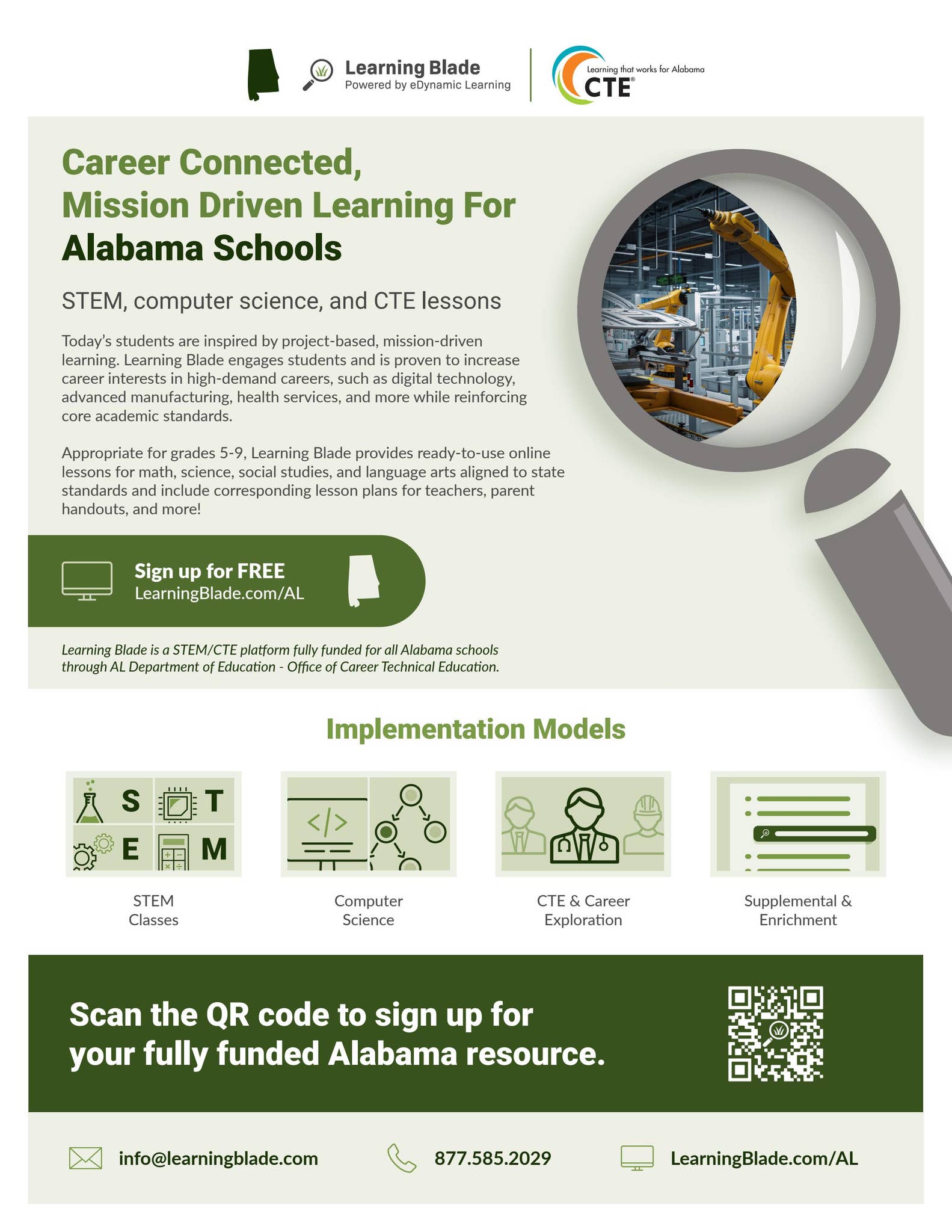 Learning Blade Alabama Overview Flyer by edynamiclearning - Issuu