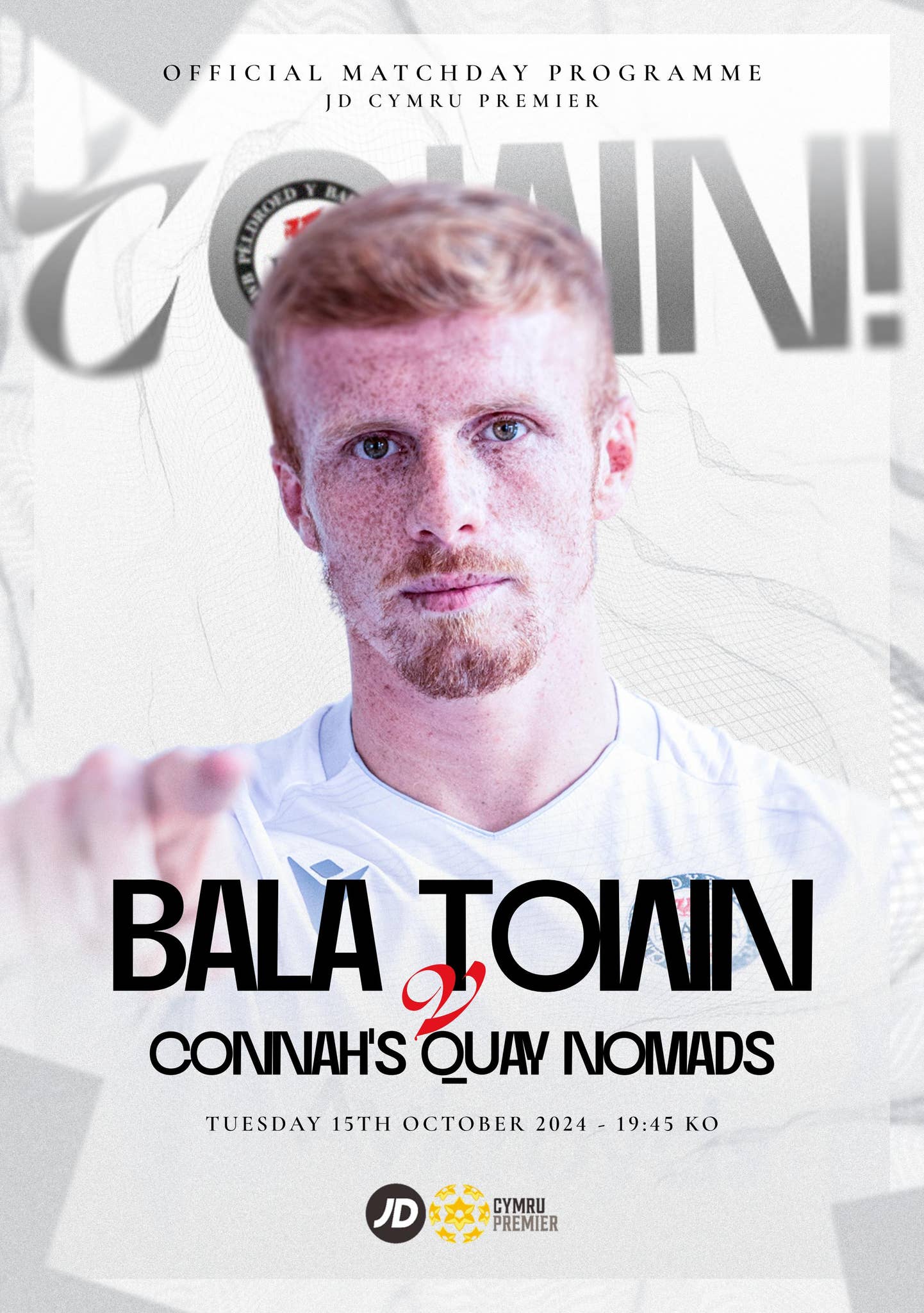 Bala Town vs Connah's Quay Nomads - Official Matchday Programme - JD ...