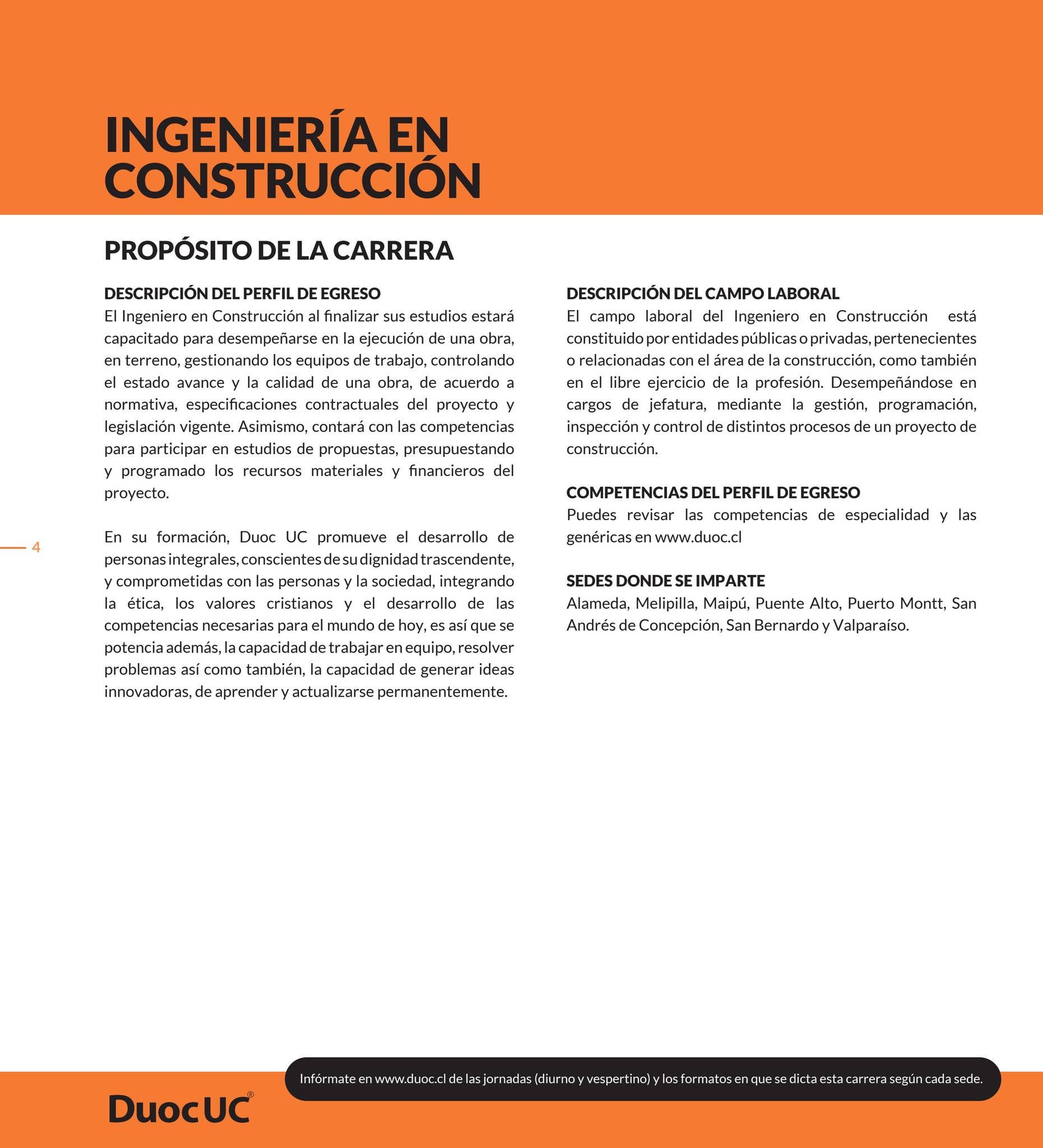 Ingeniería en Construcción - Malla 2025 by Duoc UC - Issuu