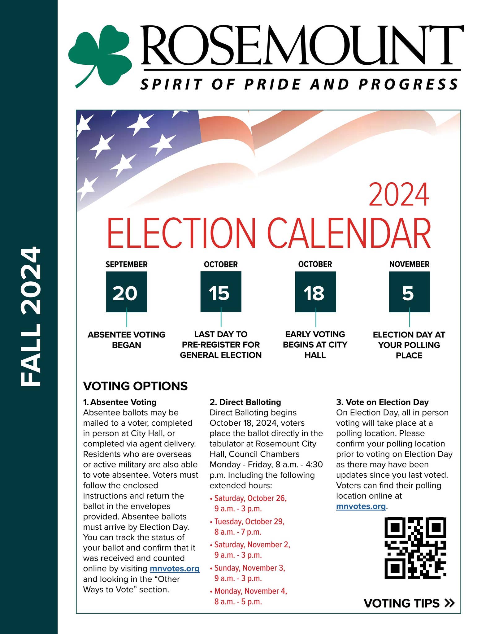 Rosemount City News: Fall 2024 by Rosemount Parks and Recreation - Issuu