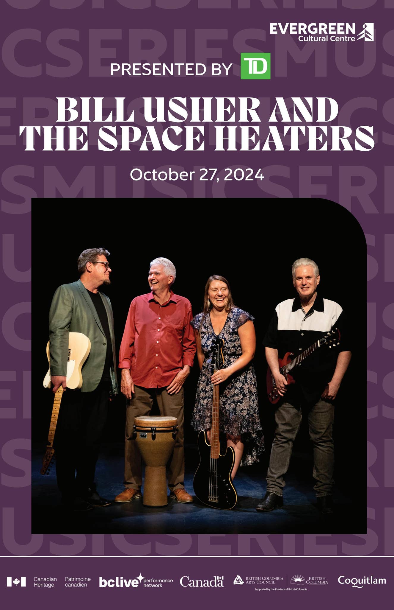 Show Program | Bill Usher and The Space Heaters: Good Getting Older ...