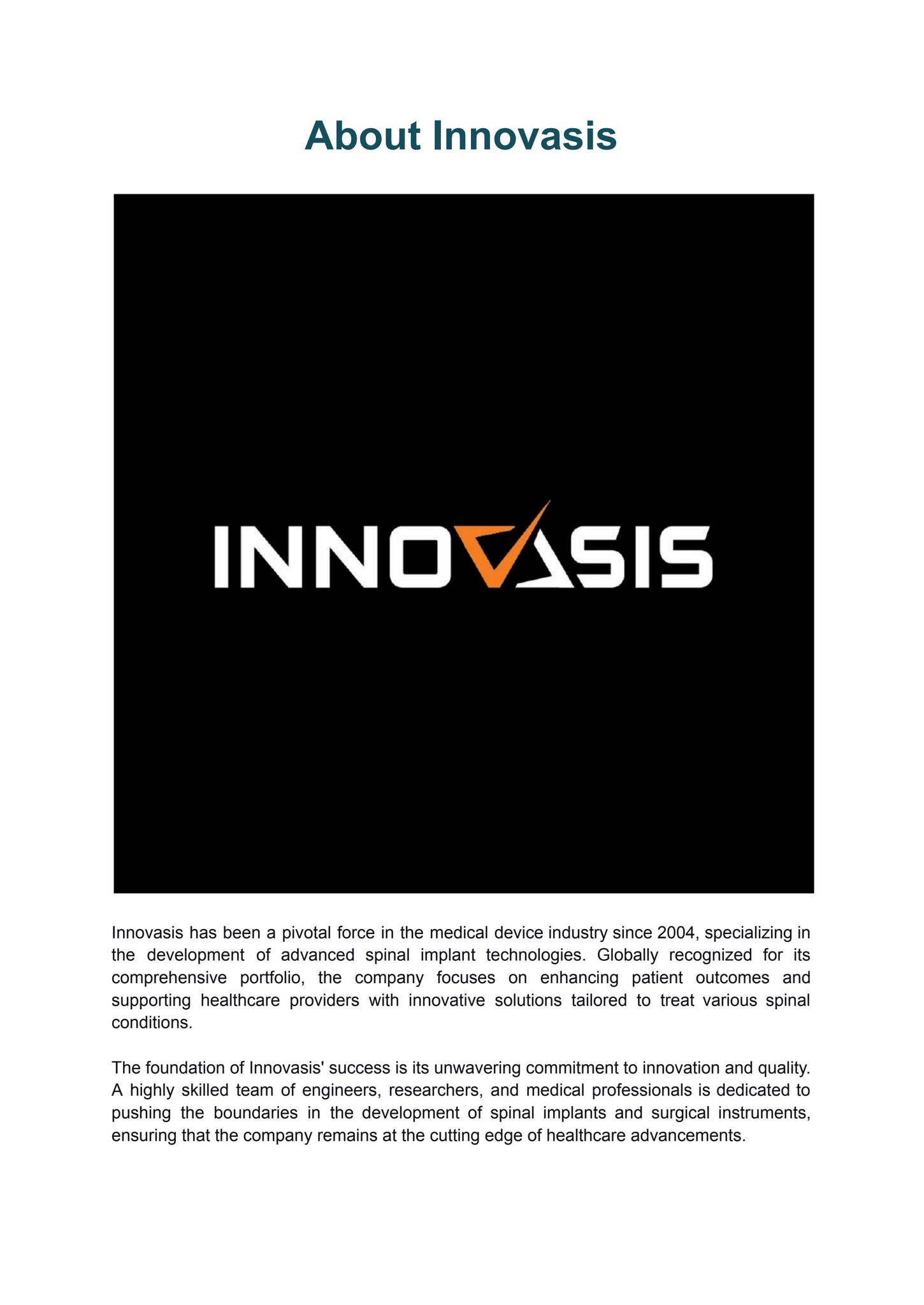 About Innovasis by Innovasis - Issuu