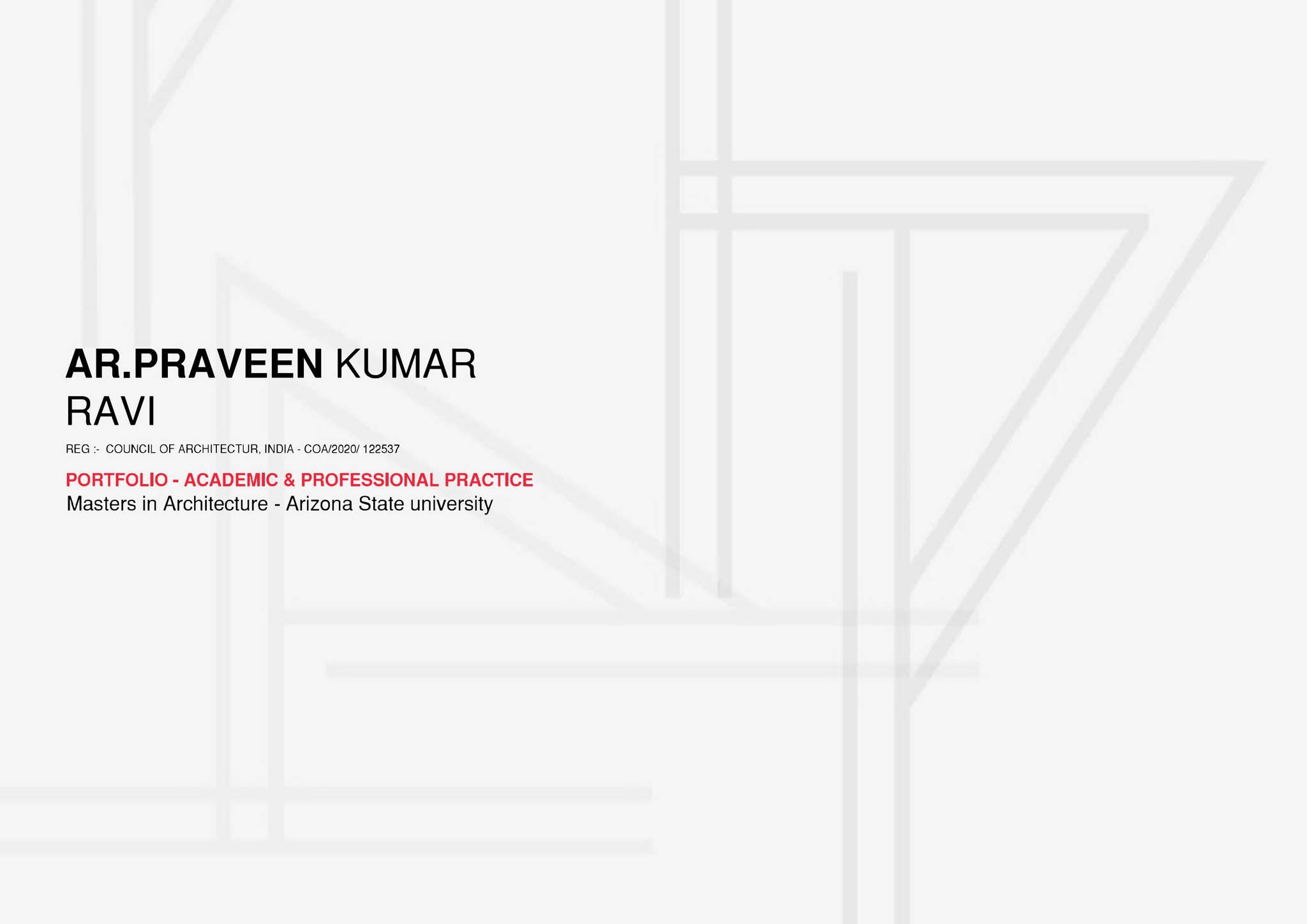 Praveen Ravi - Portfolio M.arch by Praveen Ravi - Issuu