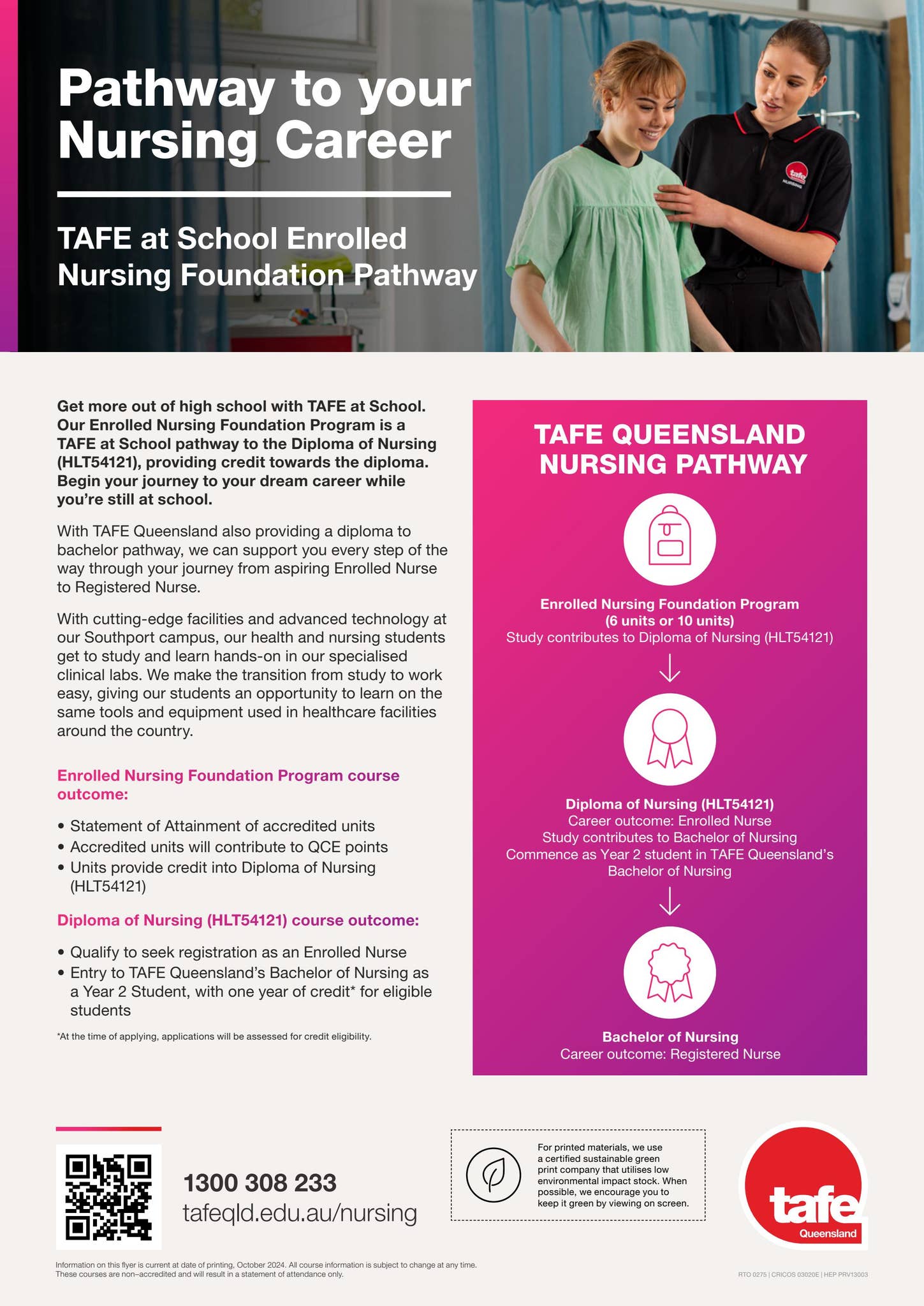 TAFE at School - Nursing Pathways by tafeqldgc - Issuu