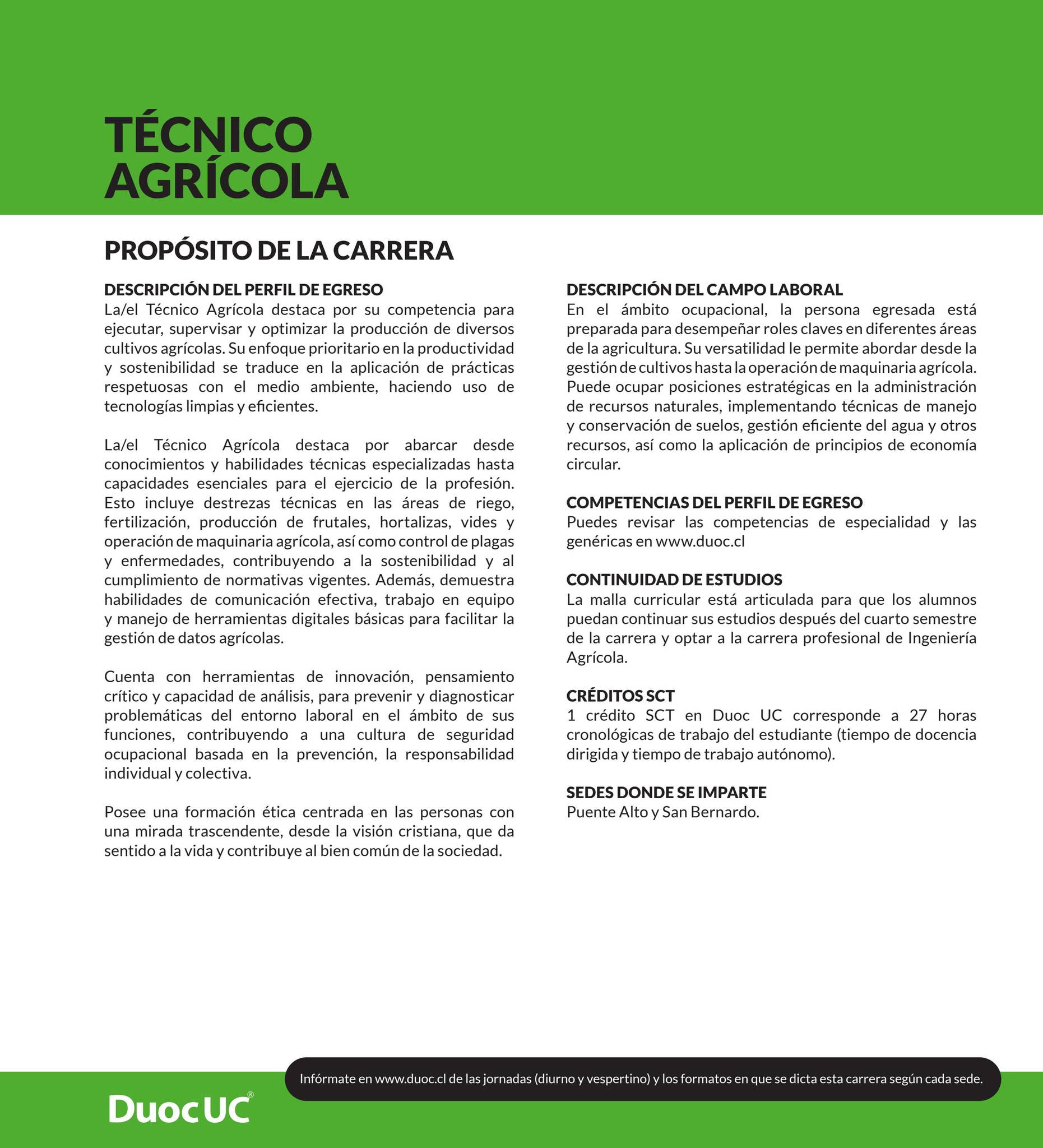 Técnico Agrícola - Malla 2025 by Duoc UC - Issuu