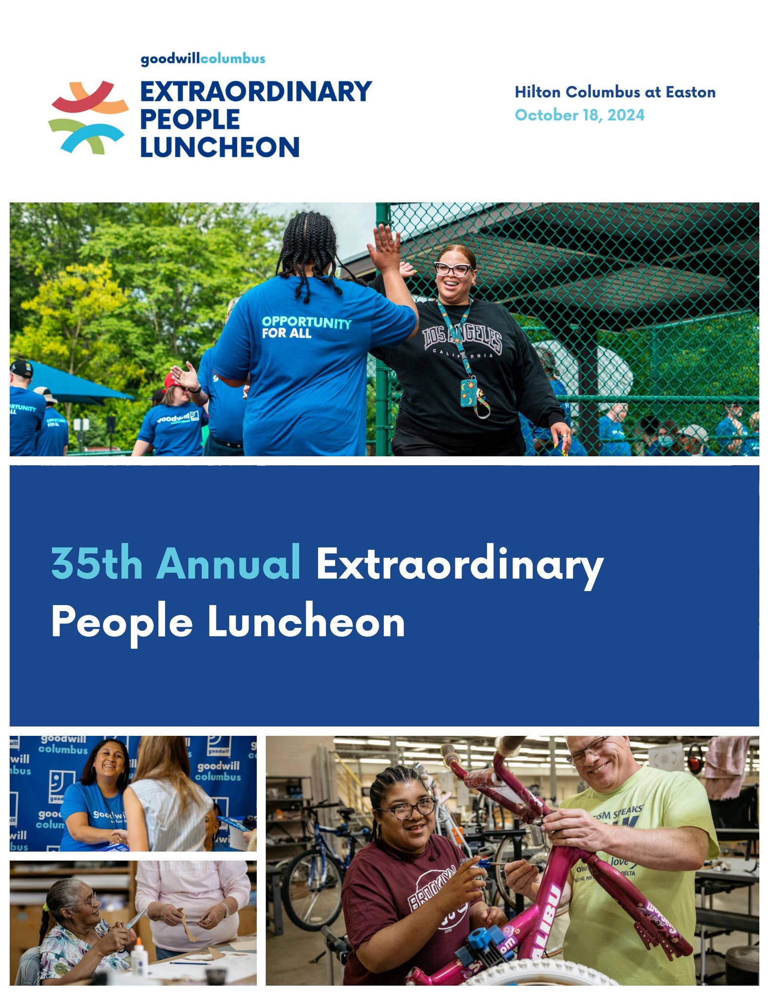 Extraordinary People Luncheon 2024 Program by Goodwill Columbus - Issuu