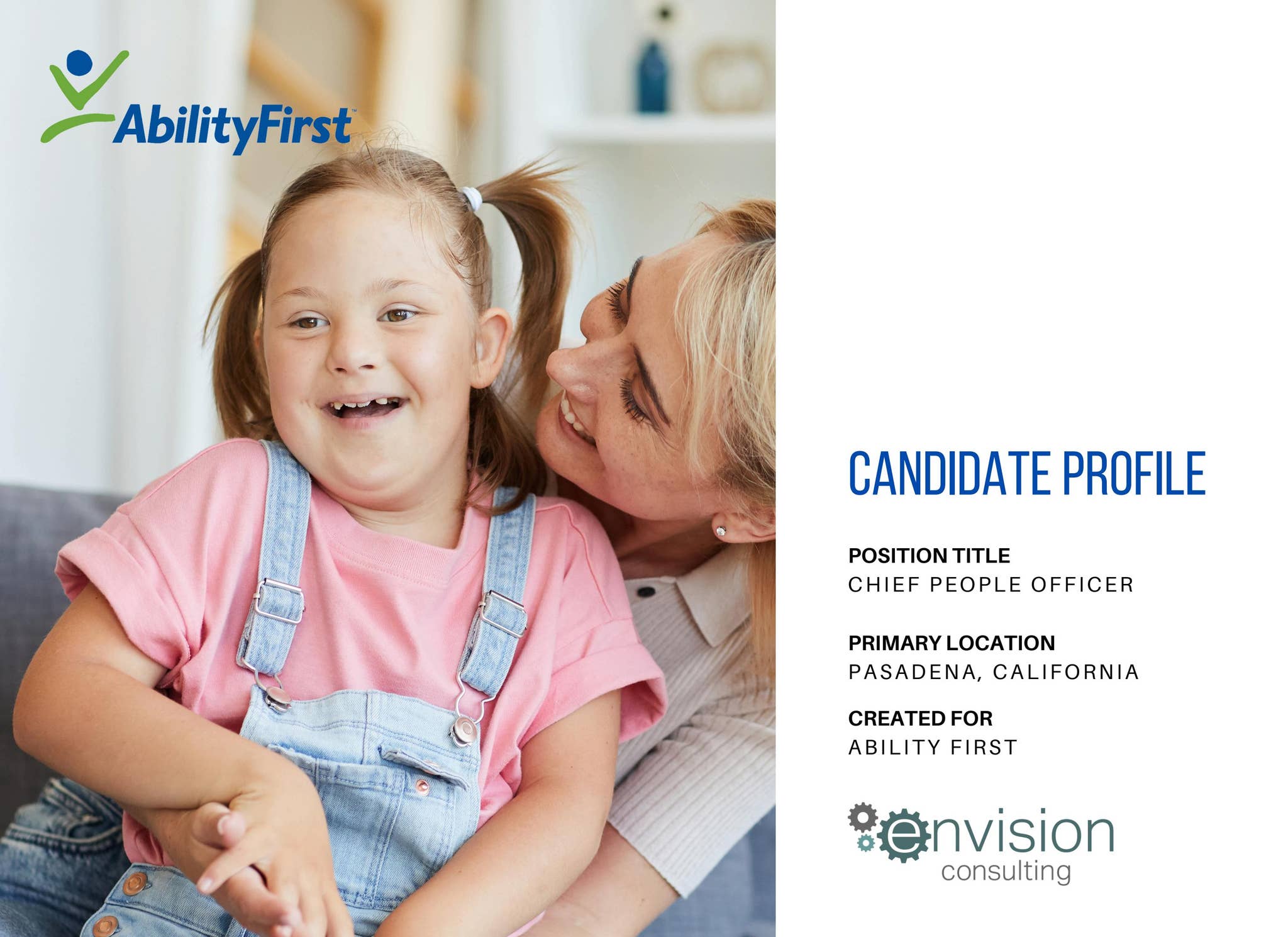 AbilityFirst - Chief People Officer by Envision Consulting - Issuu