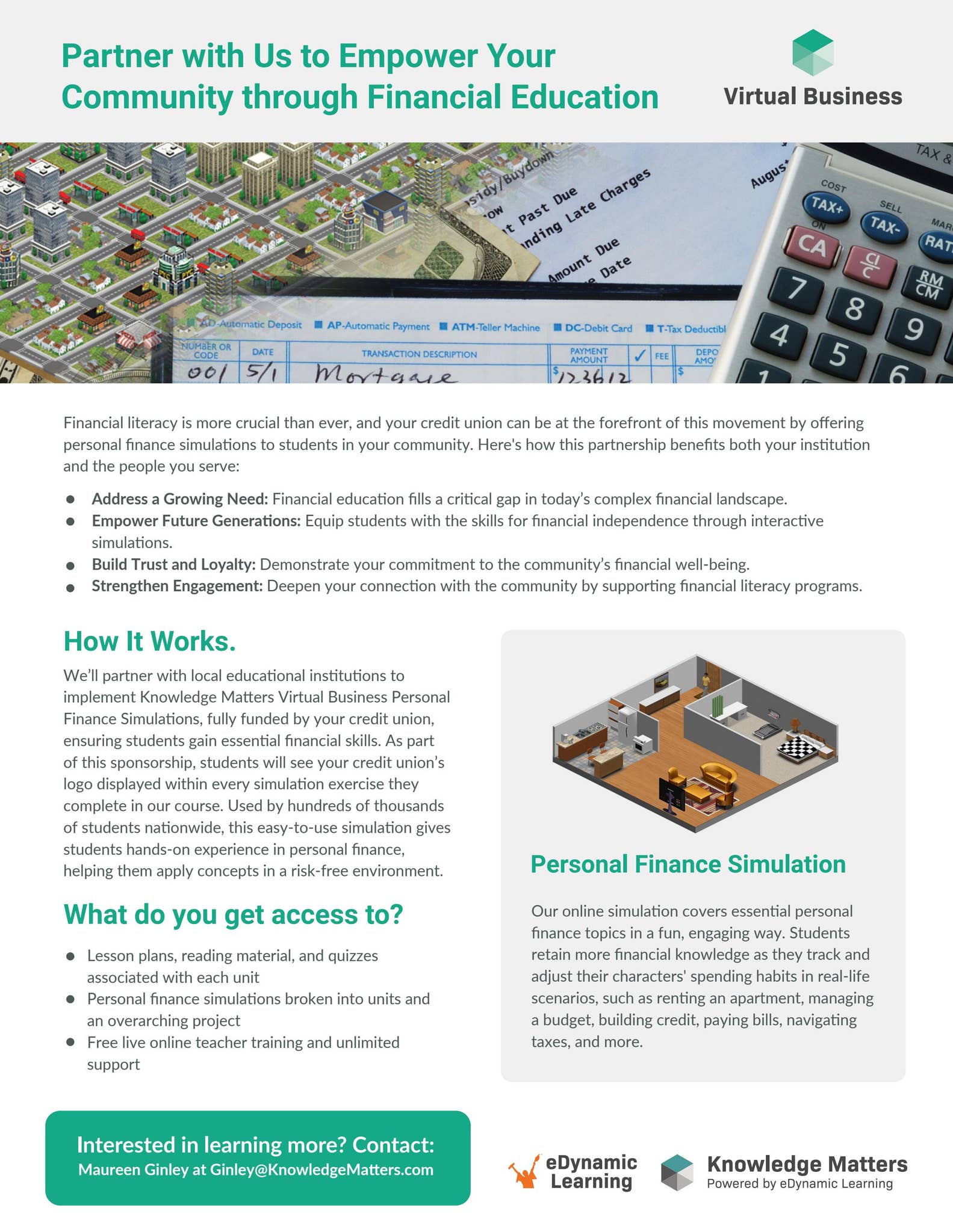 Knowledge Matters Credit Union Flyer by edynamiclearning - Issuu