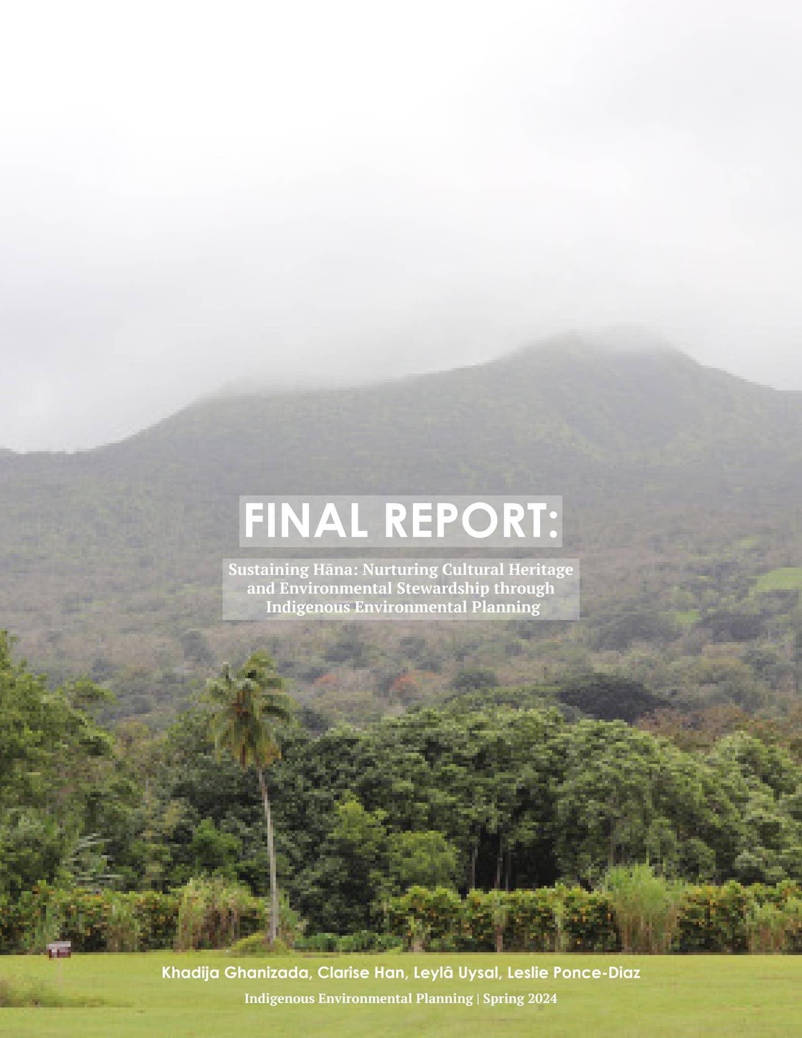 Sustaining Hāna by MIT DUSP - Issuu