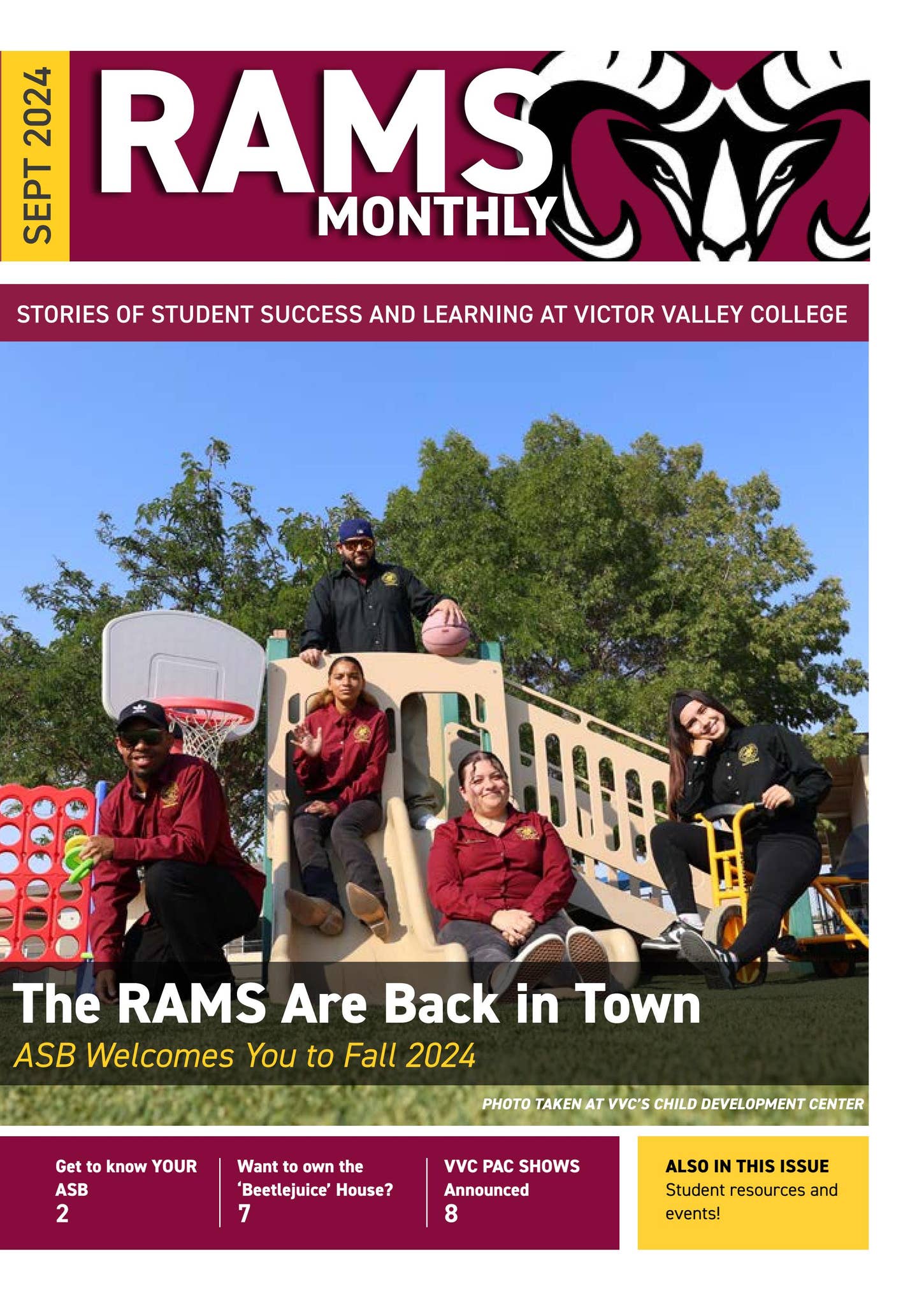 RAMS Monthly September 2024 by Victor Valley College - Issuu