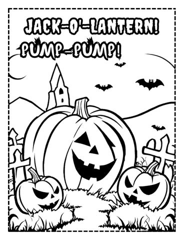 Spooky & Cute Halloween Coloring Book - Bold and Easy for All Ages ...
