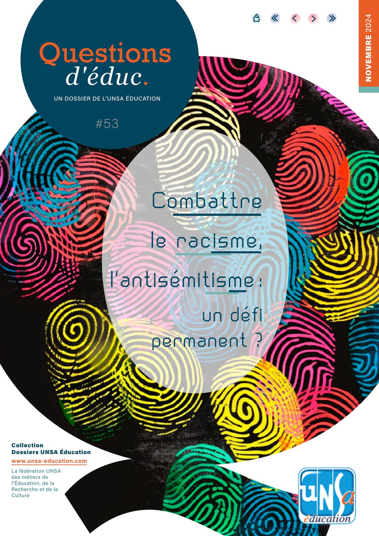 QDE n°53 : Combattre le racisme, l'antisémitisme : un défi permanent ...