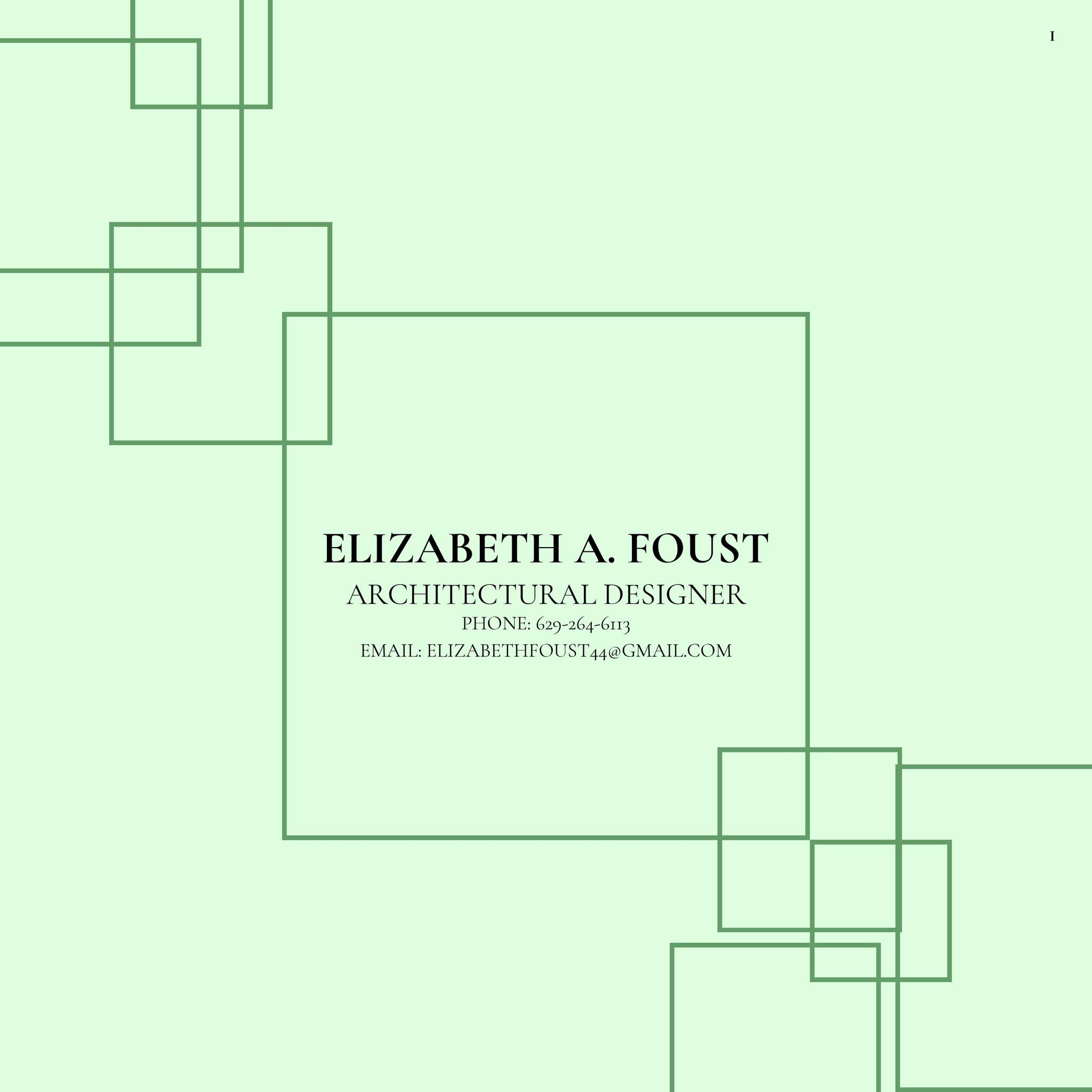 Elizabeth A. Foust Portfolio by Elizabeth Foust - Issuu