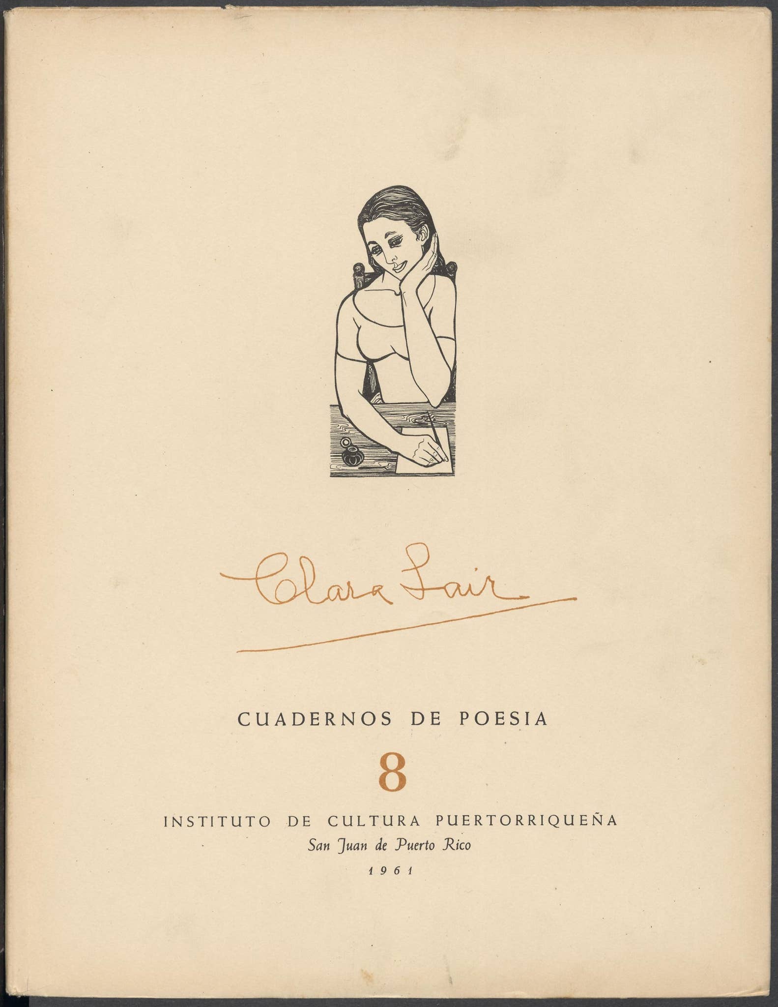 Cuaderno de poesía: Clara Lair, 1961 by Revista del ICP - Issuu