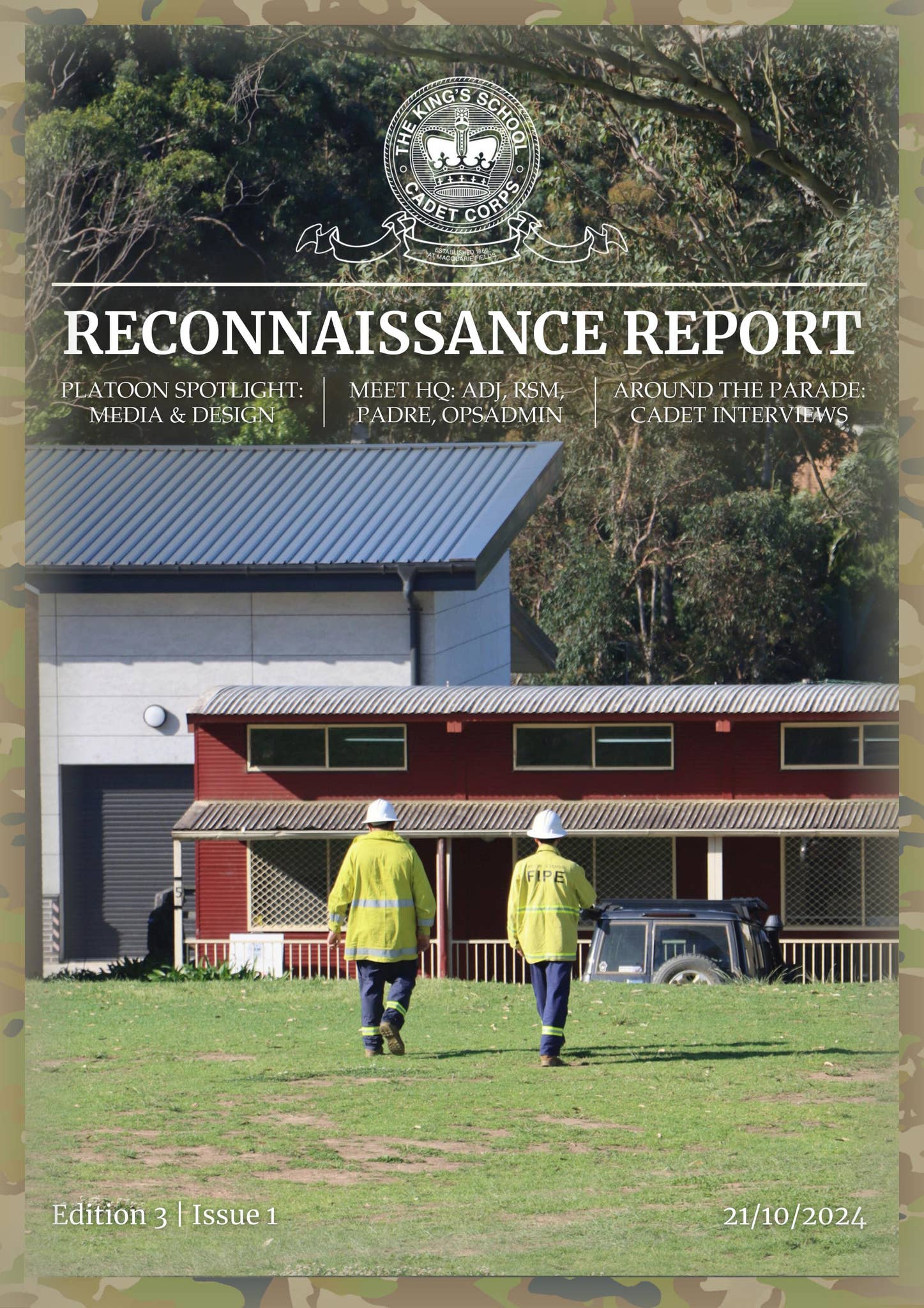 Reconnaissance Report | Training Parade 1 - 21/10/24 by thekingsschool ...