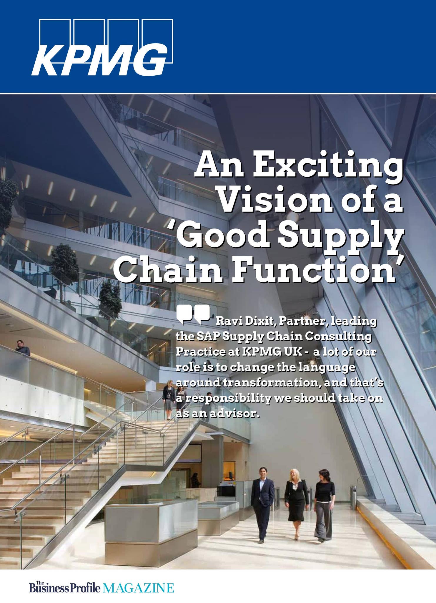 KPMG - An Exciting Vision of a 'Good Supply Chain function' by The ...