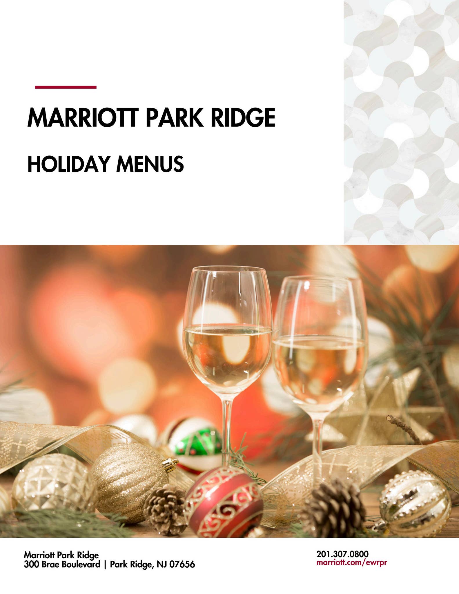Marriott Park Ridge Holiday Event Menu by spirehospitality - Issuu