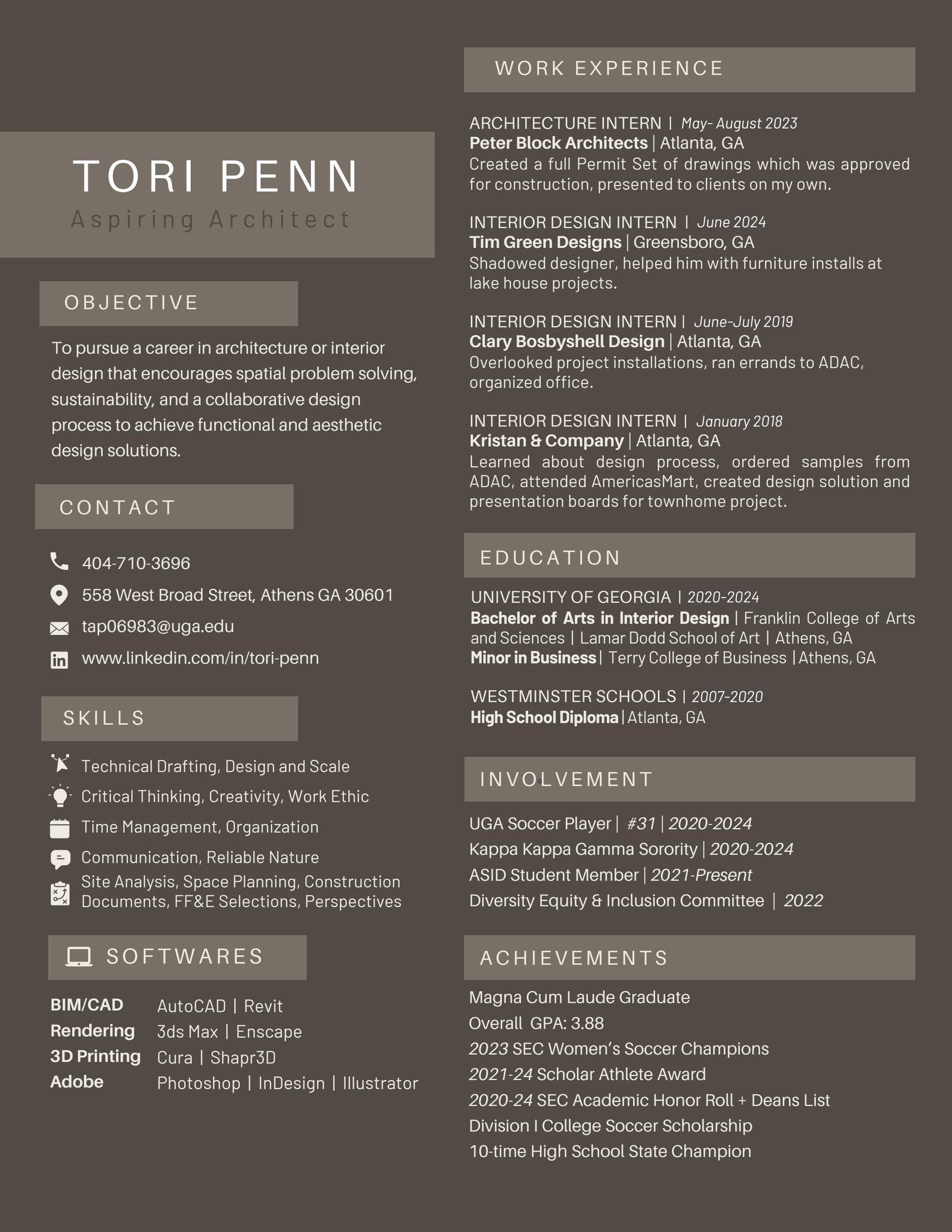 Tori Penn- Resume (2024) by Tori Penn - Issuu