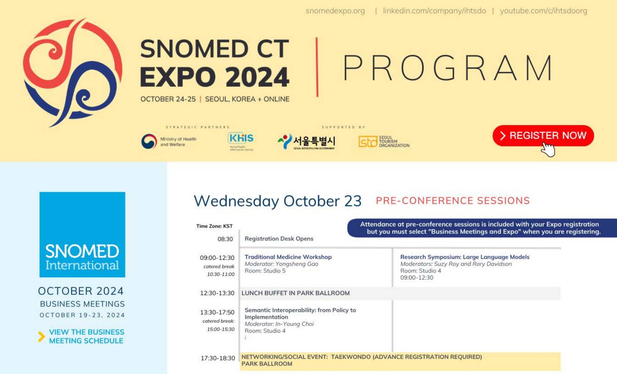 SNOMED CT Expo 2024 Program by SNOMED International - Issuu