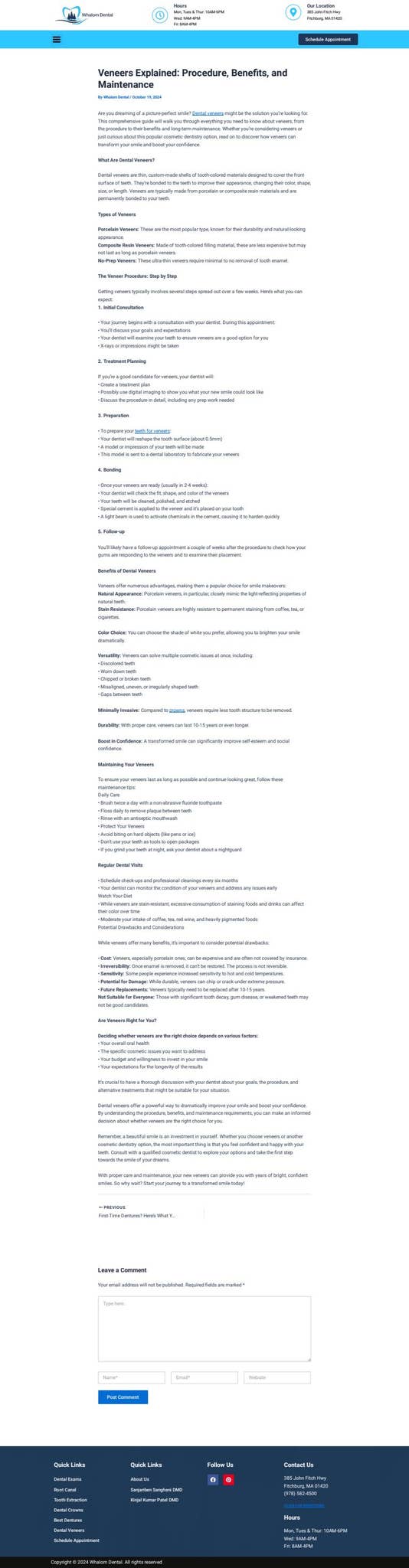 Veneers Explained Procedure Benefits And Maintenance By Whalom