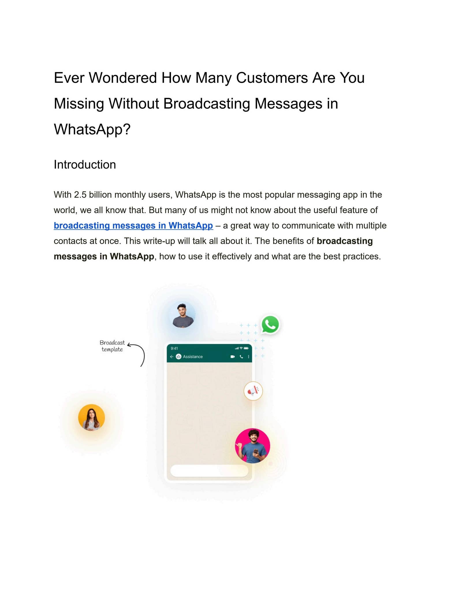 Ever Wondered How Many Customers Are You Missing Without Broadcasting ...
